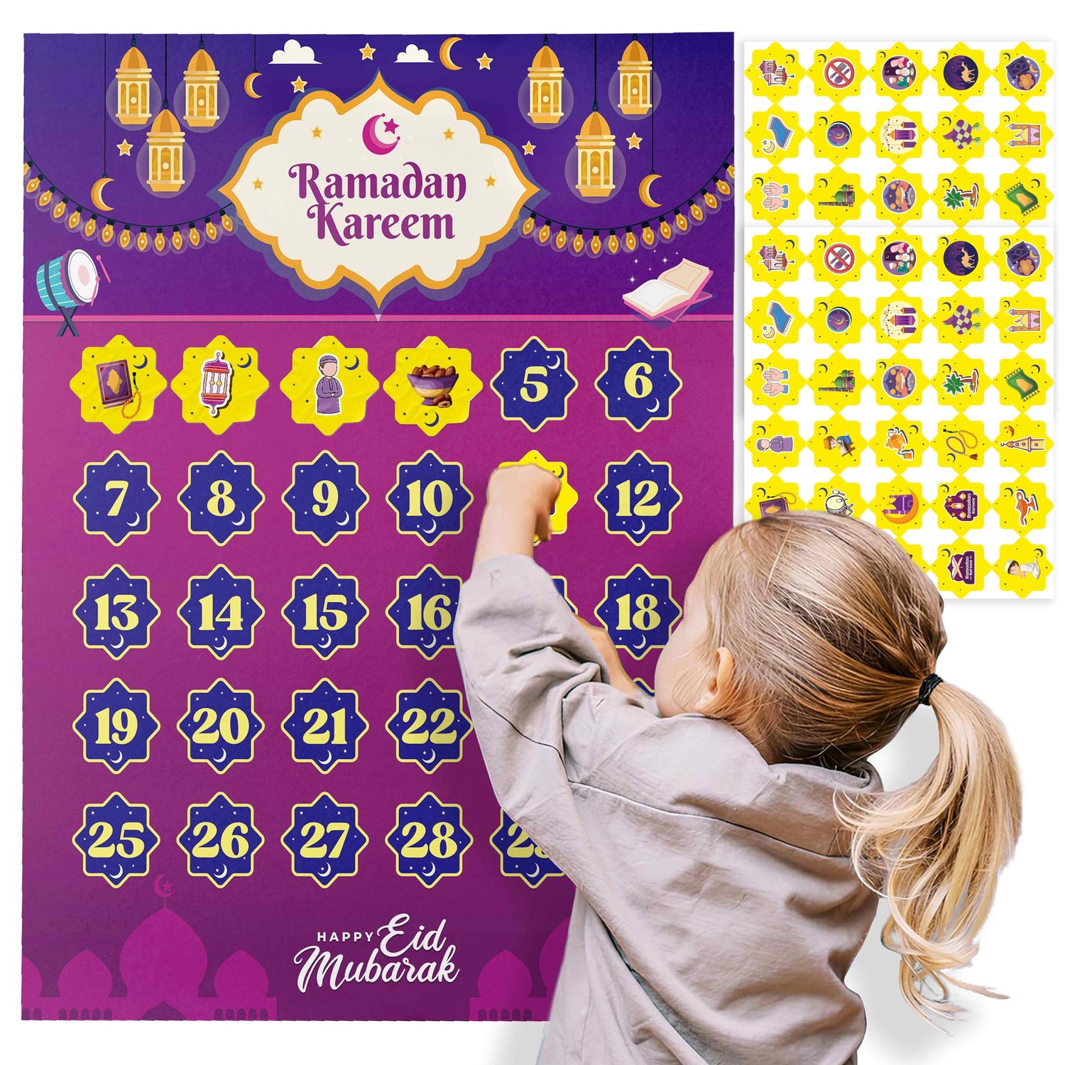 OLEEK OLEEK ramadan calendar for kids - ramadan gifts for kids ...