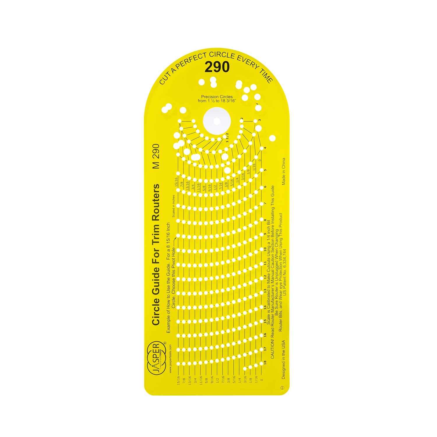 Jasper Tools Jasper 290 Circle Cutter Router Jig - Router Circle ...