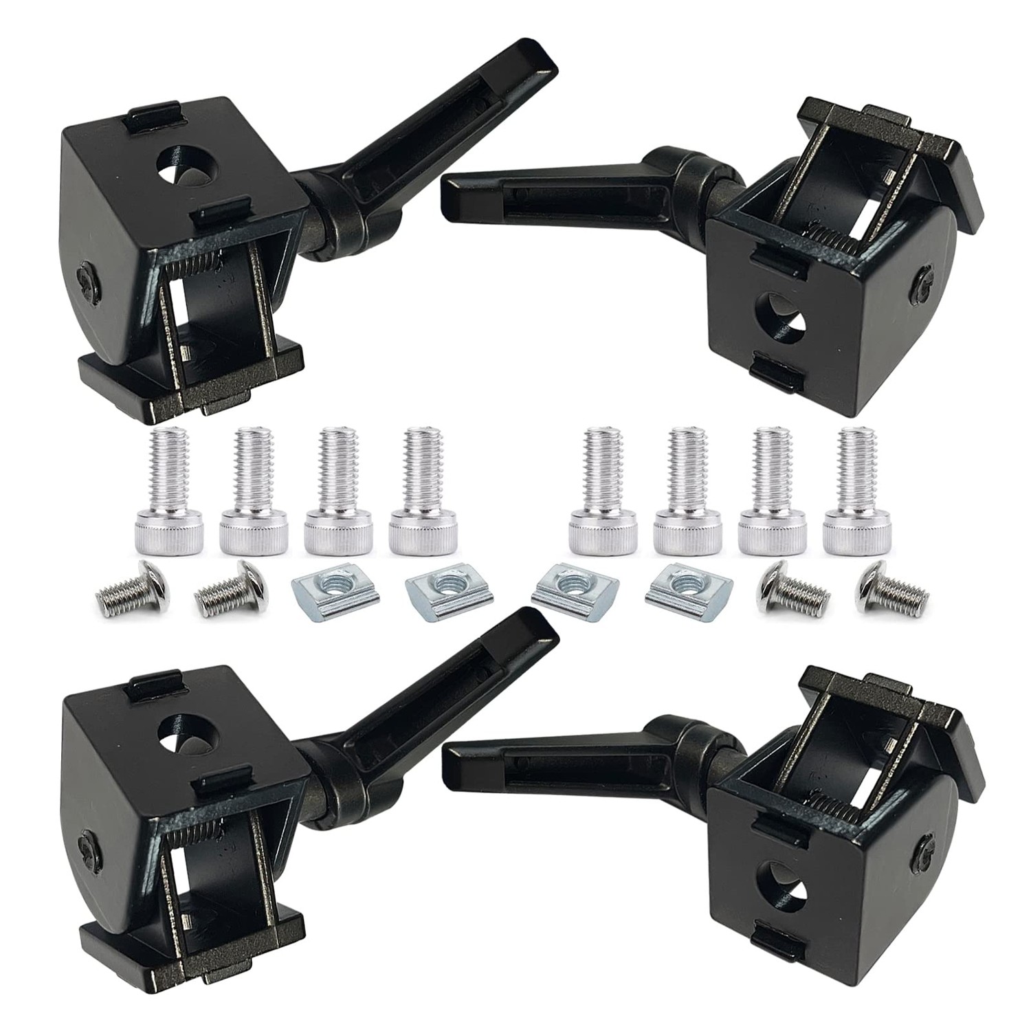 (Set of 4) Adjustable Joint Connector, 180° Rotation Range, with ...