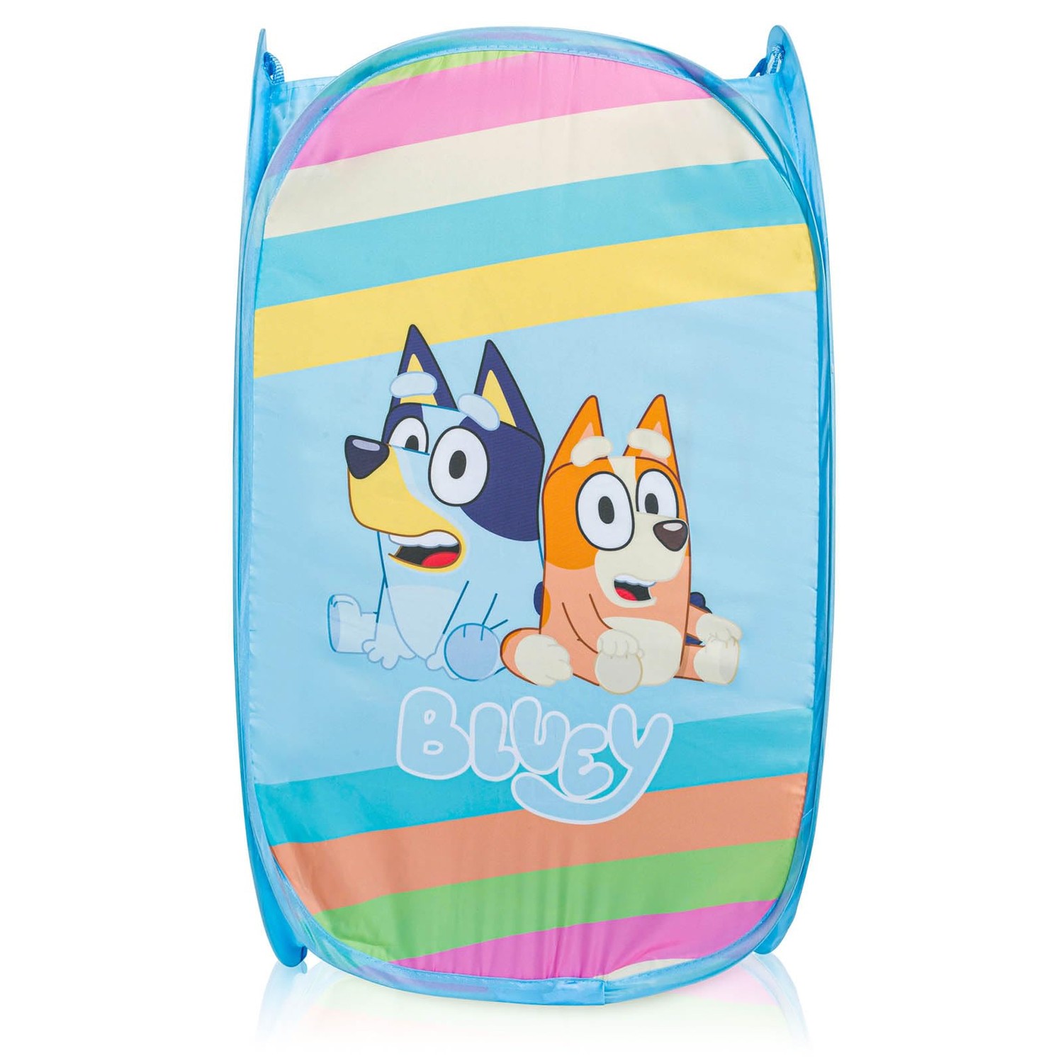 Bluey Pop Up Hamper - Bluey and Bingo Mesh Laundry Basket/Bag with ...