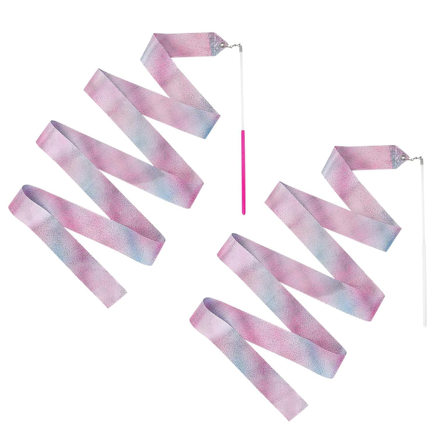 Original Cup 2 Pink Gymnastics Ribbons for Children & Adults | 2-Meter ...