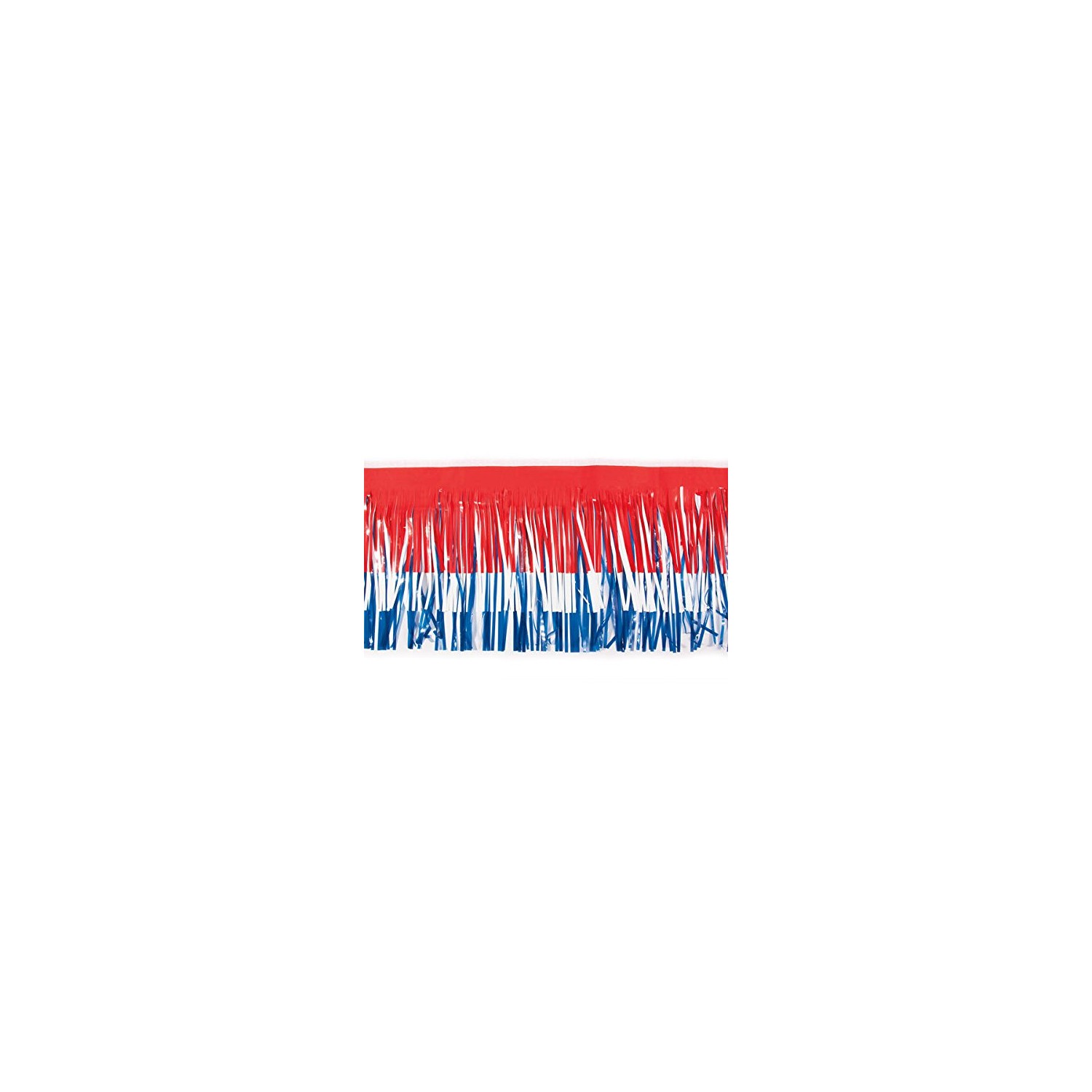 Anderson's Red, White & Blue Vinyl Fringe, 15 Inches x 10 Feet, Parade ...