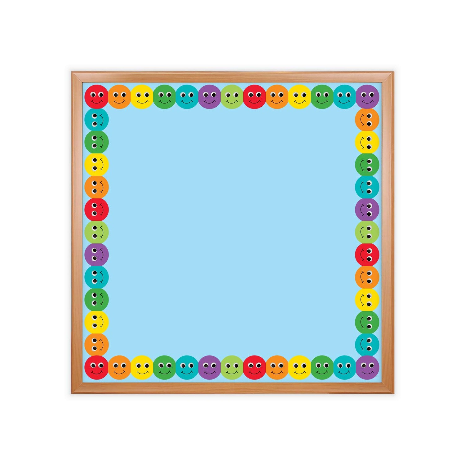 Hygloss Products Smiley Face Die-Cut Bulletin Board Border – Classroom ...