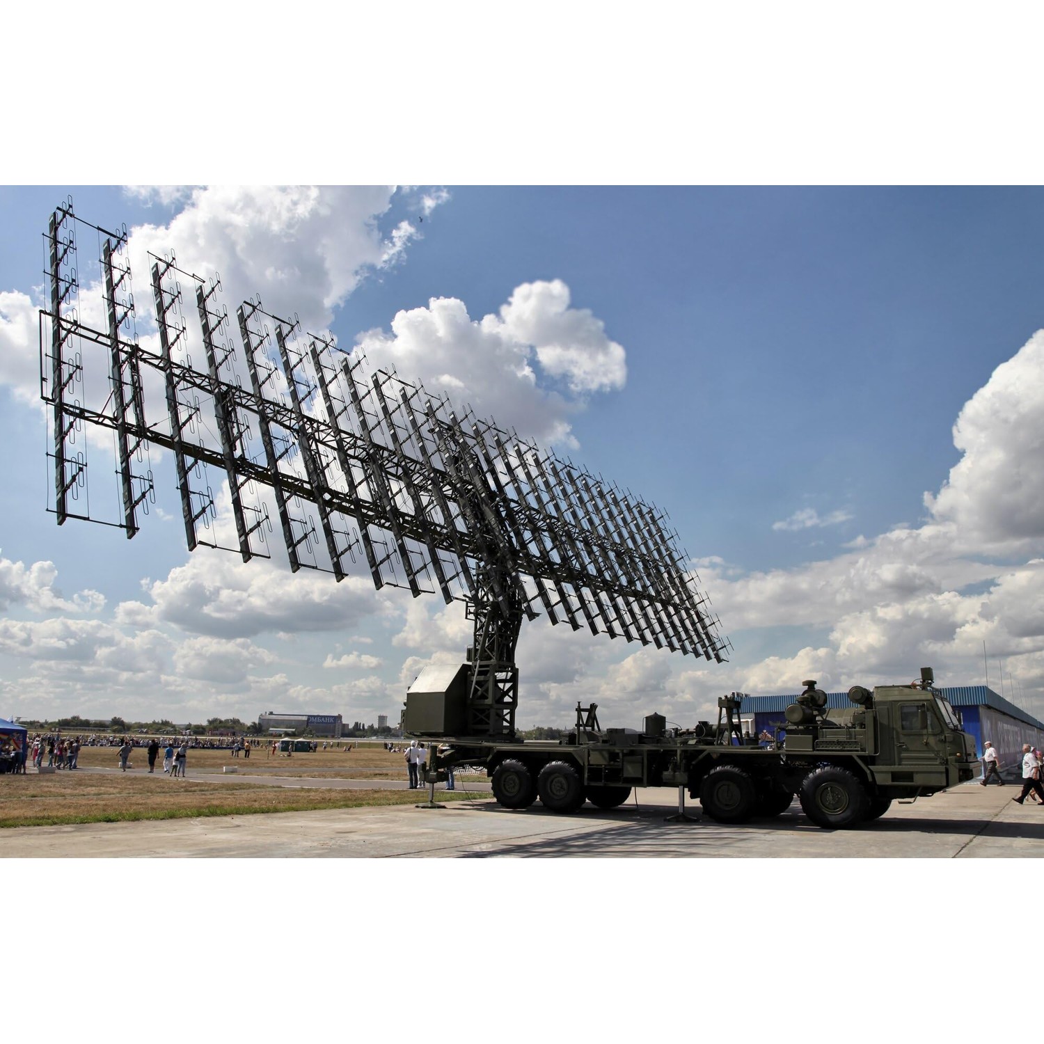 24x36 gallery poster, Large planar array antenna of a VHF Russian ...
