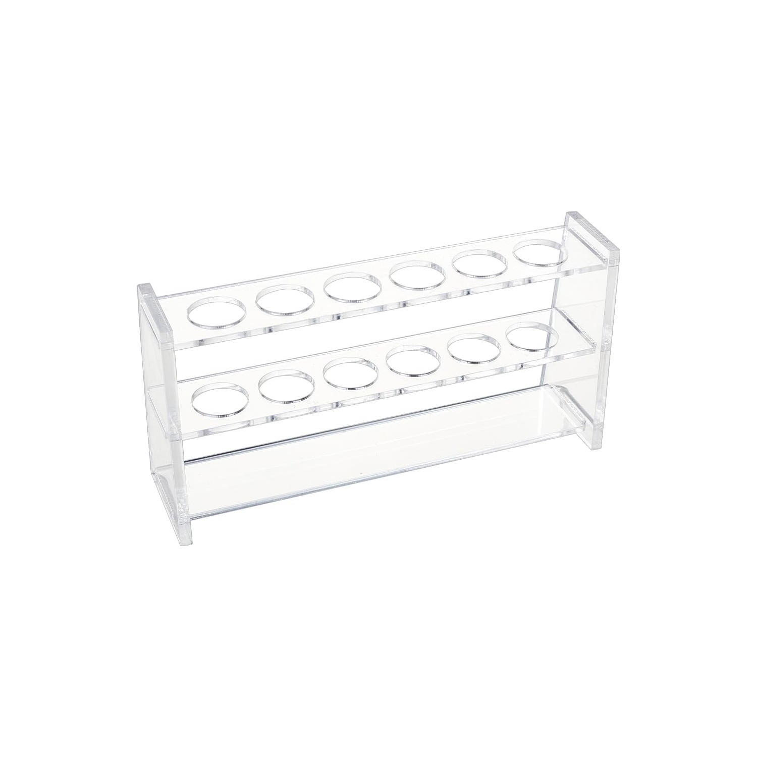 OLYCRAFT 6 Holes Acrylic Test Tube Rack 5ML Test Tube Display Stands 0. ...