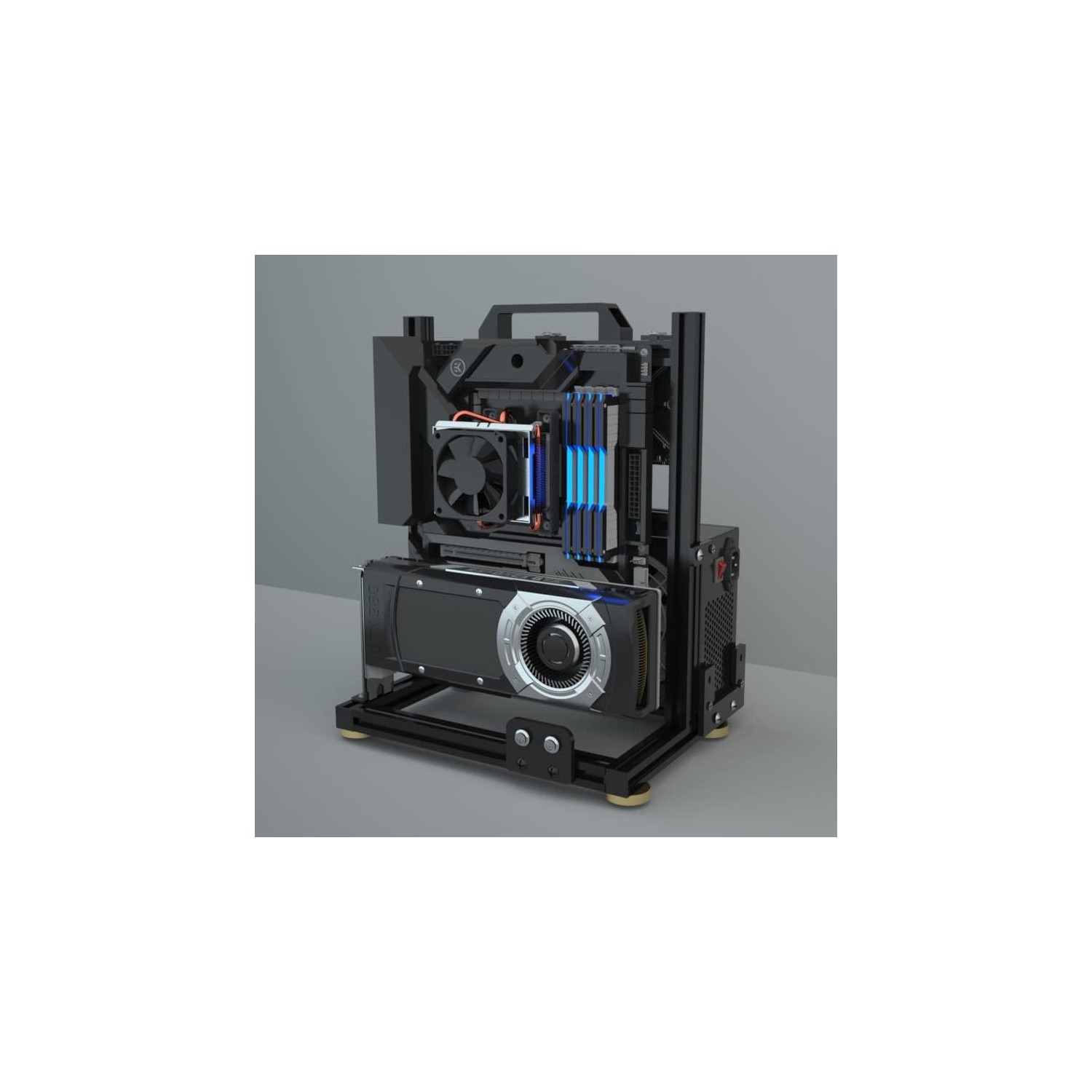 PC Creative Assembly Frame Test Bench，Open Air Frame Case, DIY Computer ...