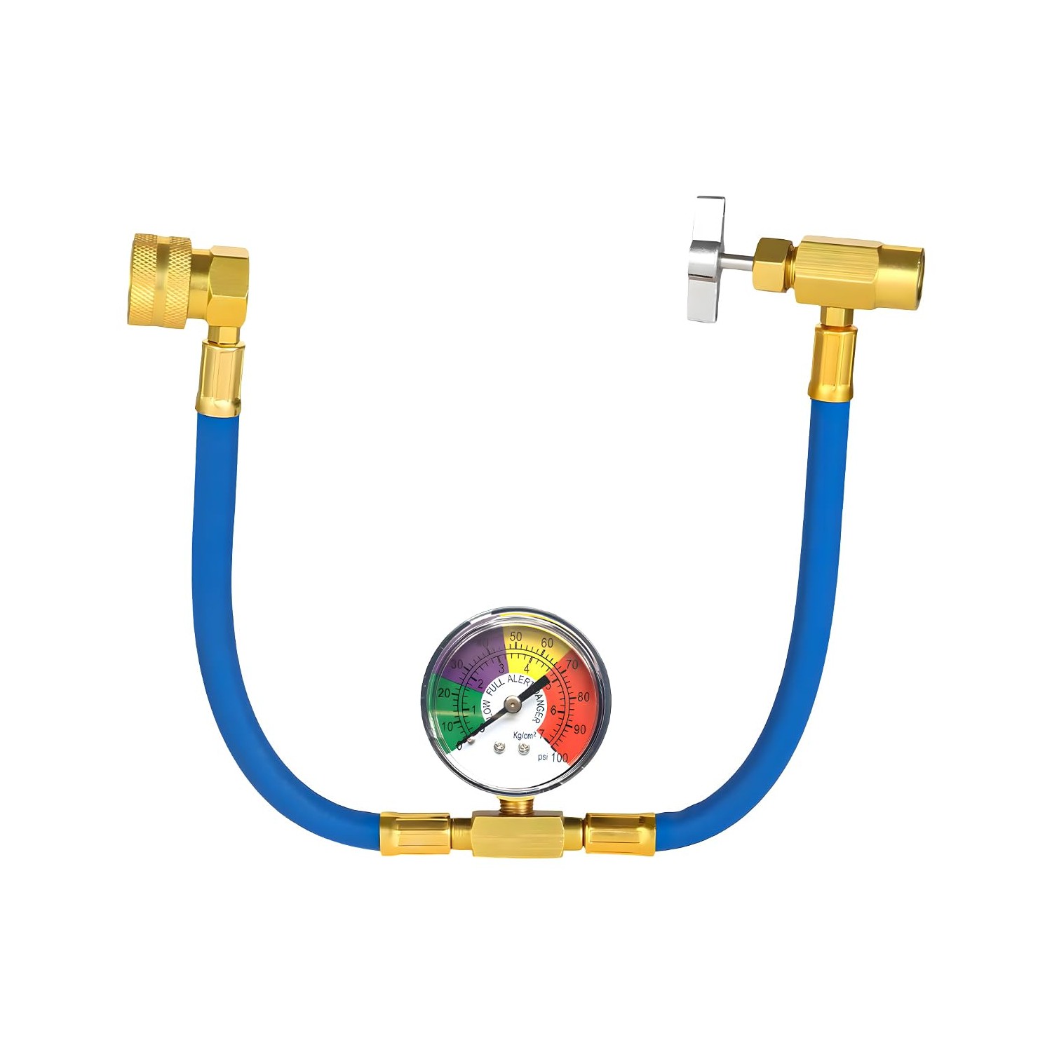 BWBWND R134A AC Refrigerant Charge Hose Kit, 1/2" Can Tap Dispensing ...