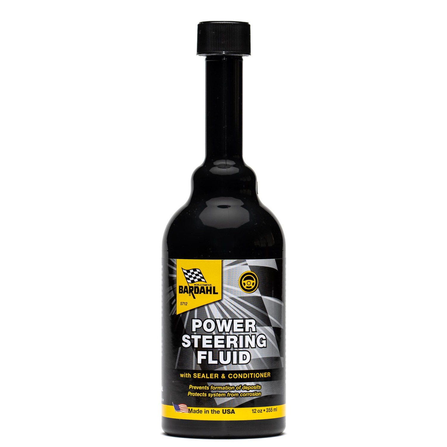 Bardahl Power Steering Fluid with Stop Leak Sealer - Steering Wheel ...