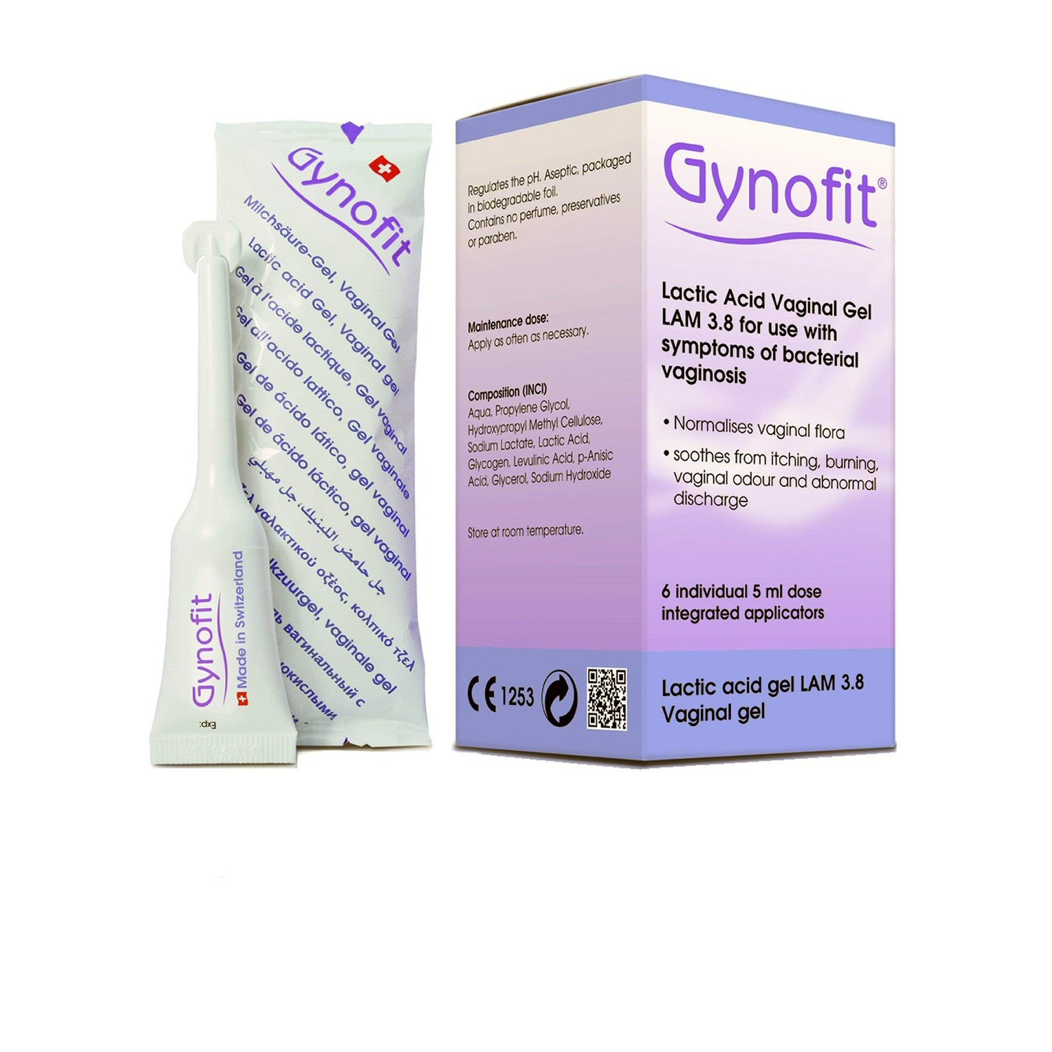 Gynofit Lactic Acid Vaginal Gel 5Ml - ibspot.com
