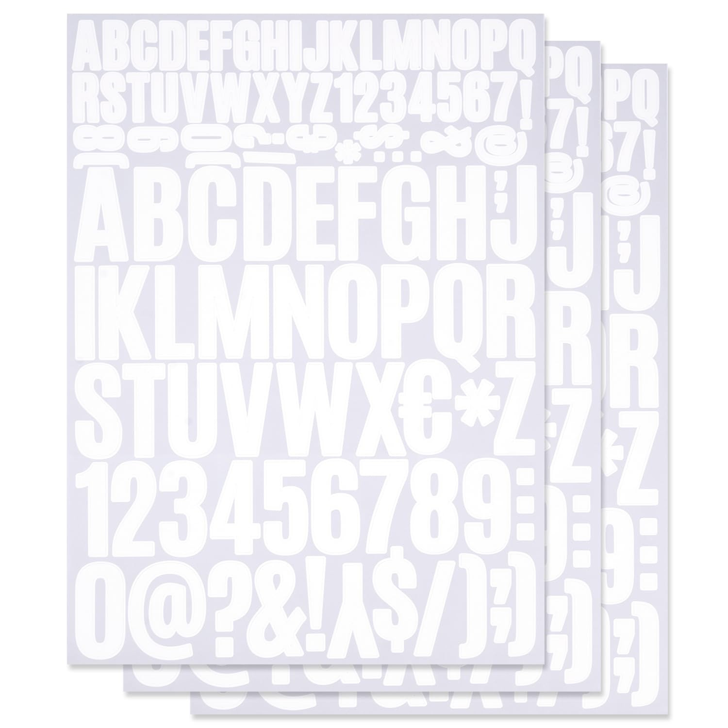 Number Stickers Large Alphabet Stickers Numbers Stickers Number ...