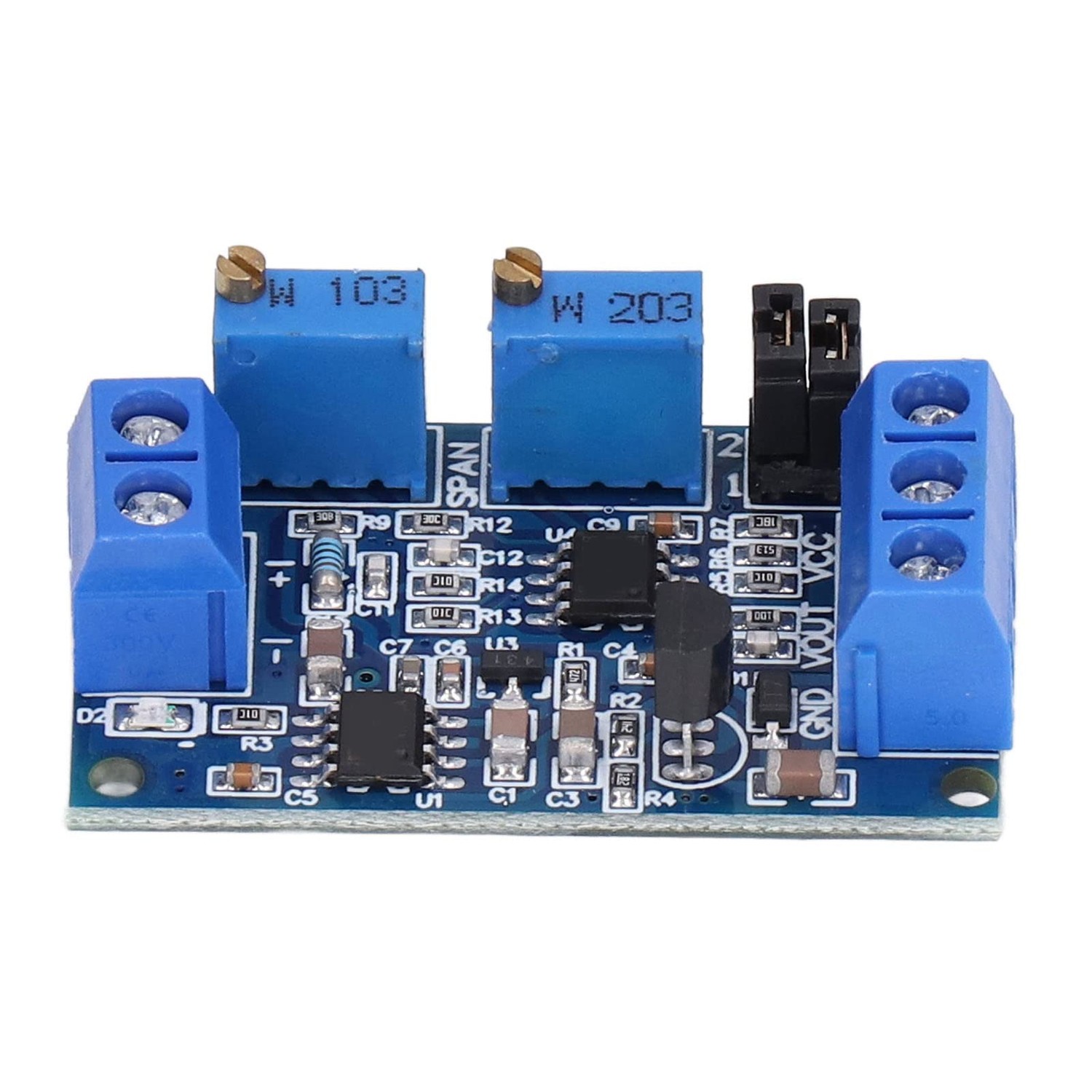 Current Voltage Converter Module Eujgoov 0/4-20mA Signal Conversion ...