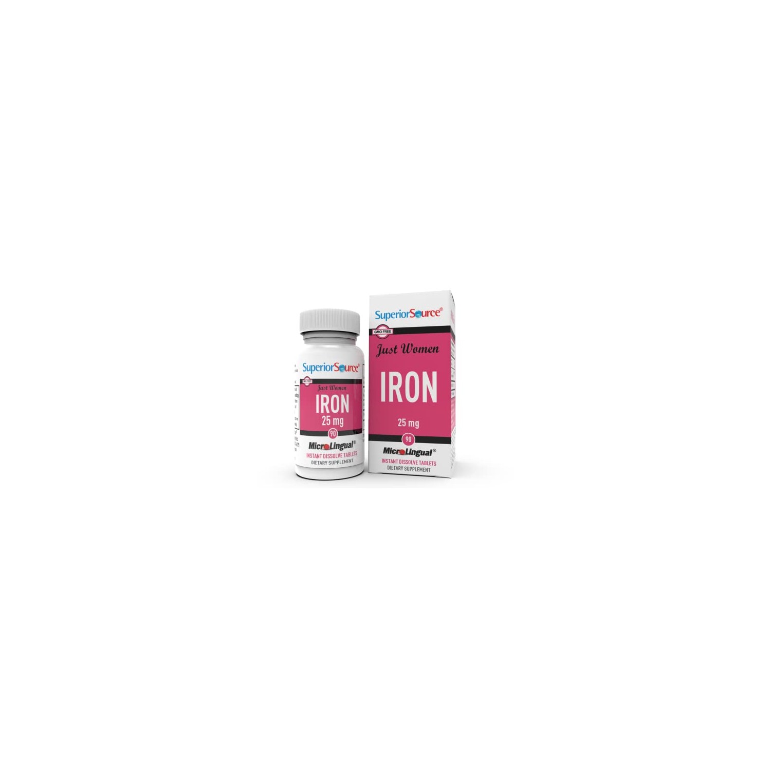 Superior Source Just Women - Iron 25 mg, (Ferrous Fumarate), Under The ...