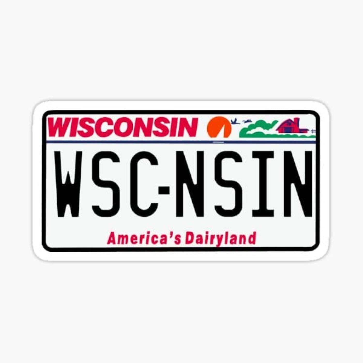 USA All State License Plate Sticker |Vinyl| Decal Wall Laptop ...