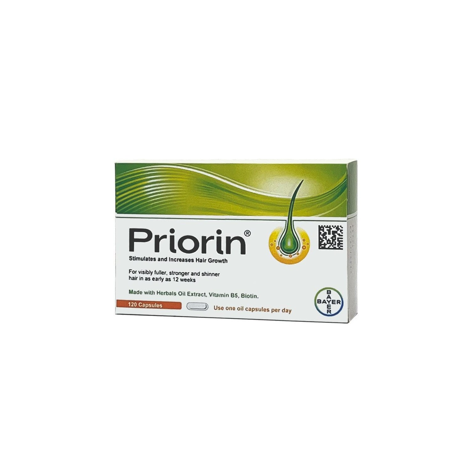 PRIORIN Hair Growth Formula 120 Capsule - Help Weak & Thinning Hair ...