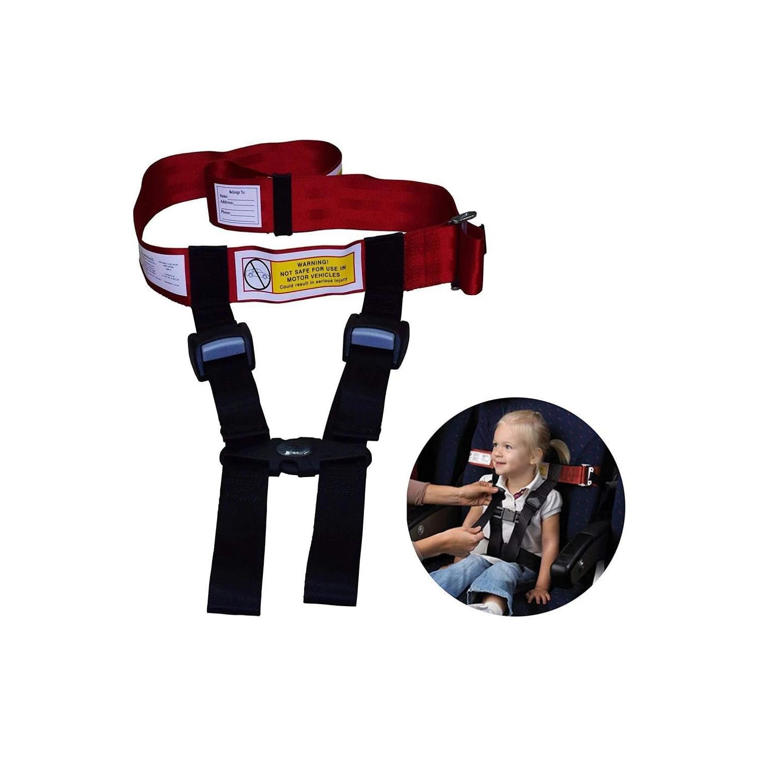 Newroutes Child Airplane Safety Travel Harness - The Safety Restraint ...