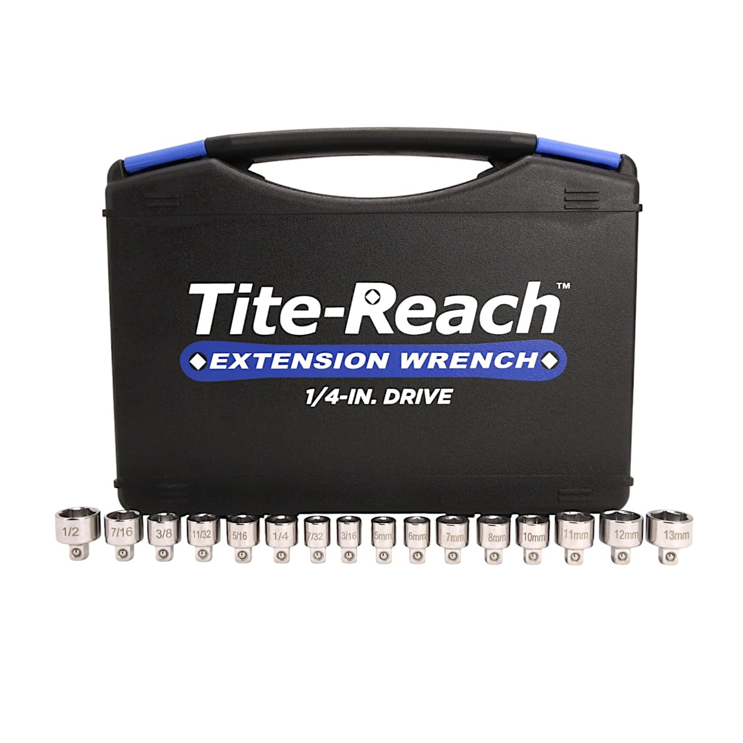 Original TITE-REACH 1/4” Drive Low Profile Socket Set, Magnetic Inserts ...