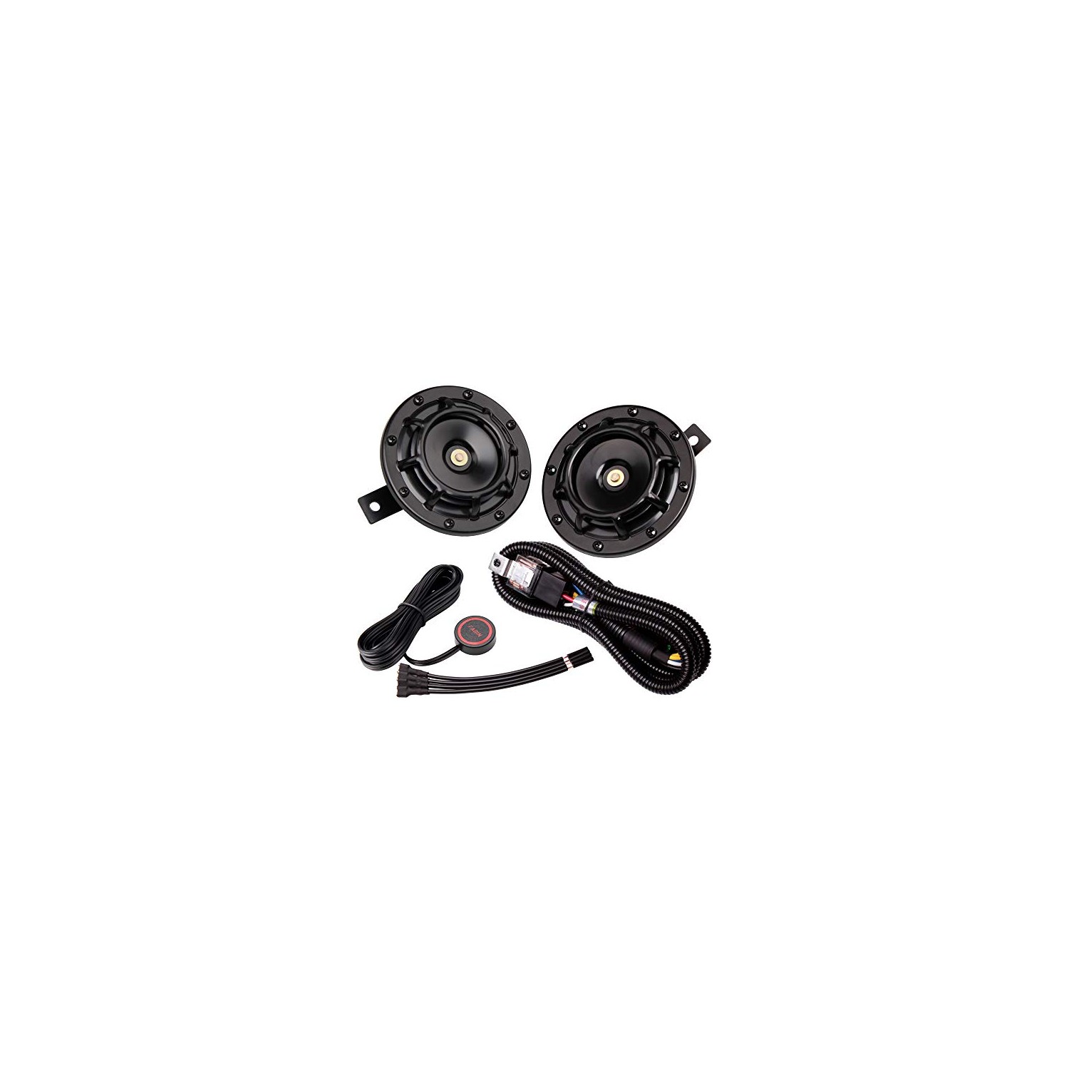 FARBIN Car Horn 12v Loud Motorcycle Horns High/Low Supertone Truck Horn ...