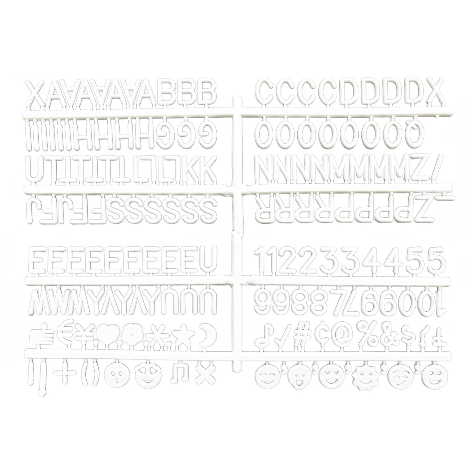 Letter Board Letters Only for Flet Letter Boards, Plastic Letter Board ...