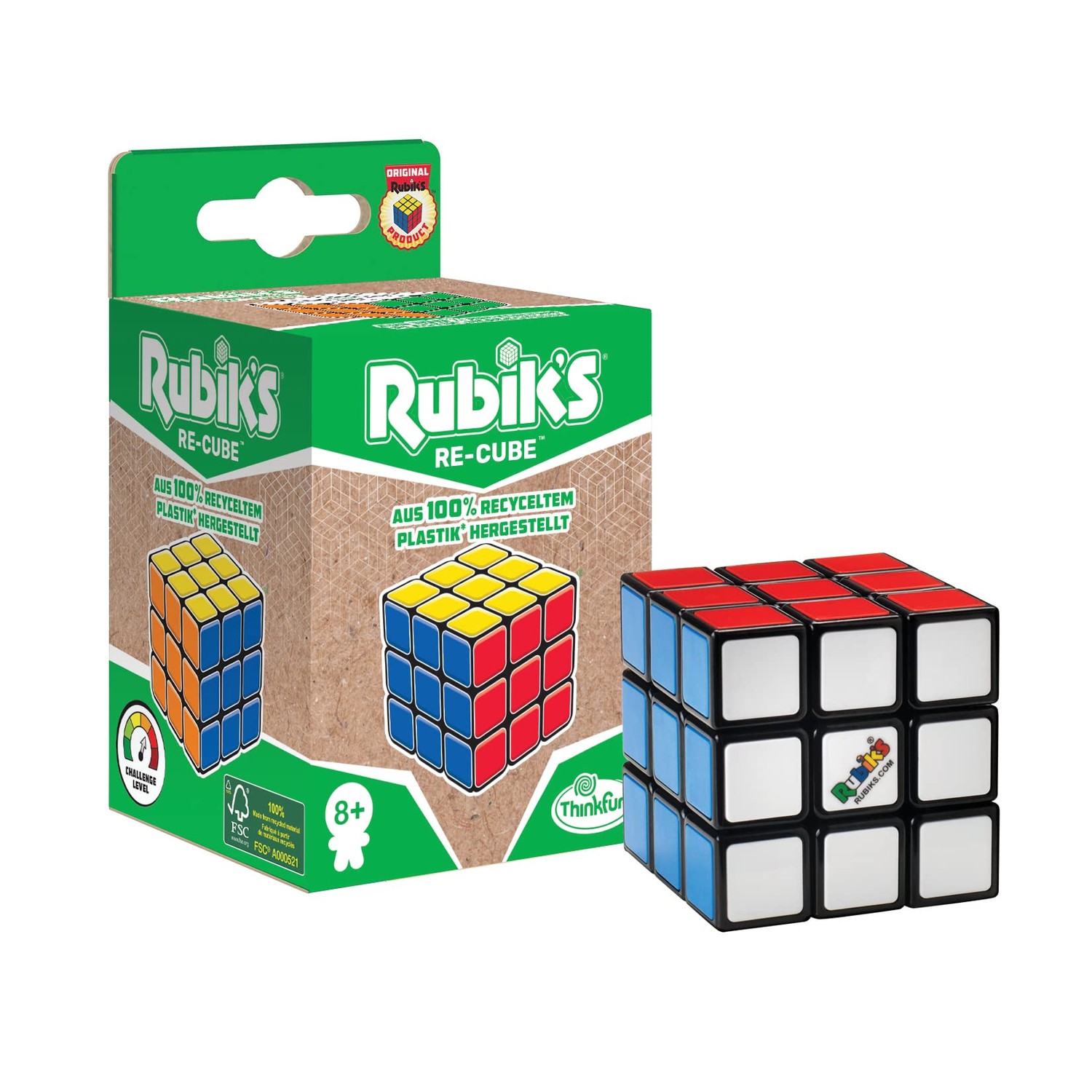 Thinkfun Rubik's Re-Cube, the Original Rubik's Cube 3 x 3 in the More ...