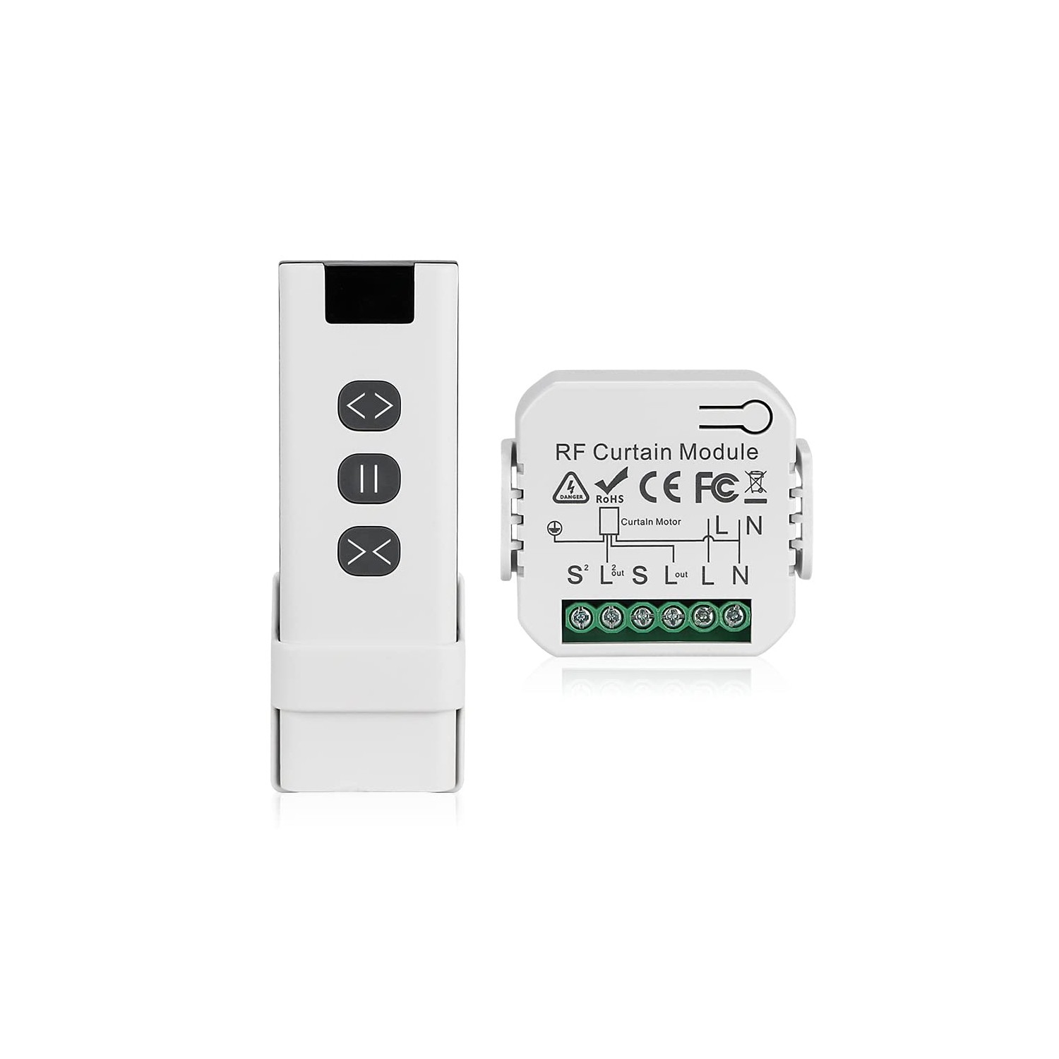 Wireless Roller Shutter Control Retrofit Set, Wireless Switch for ...