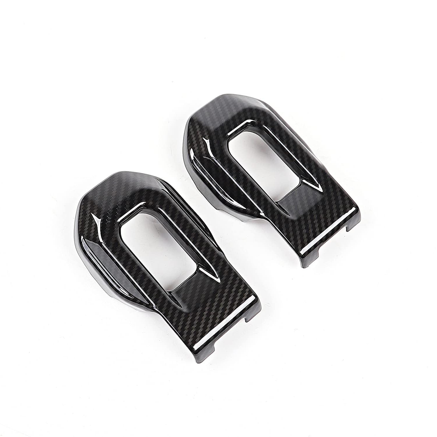 MACHSWON Car Lock Catch Brackets Cover Hood Latch Carbon Fiber for 2018 ...