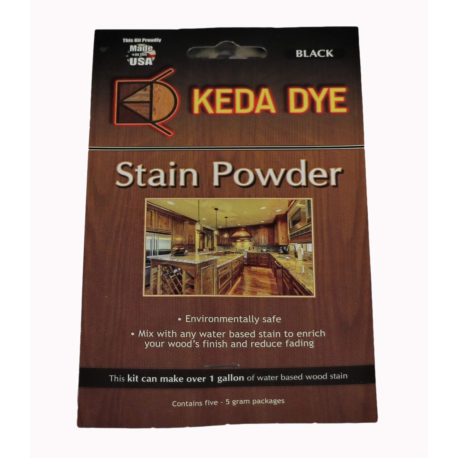 Black Dye - Keda Coal Black Powder Wood Dye 25 Grams Makes 1 Gallon ...