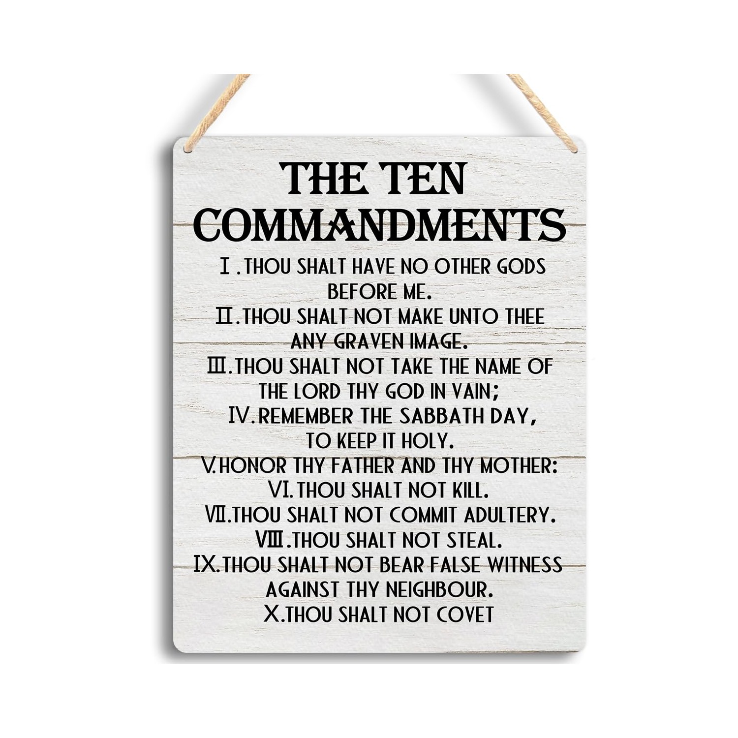 Christian Bible Verses Wall Decor - Inspirational Bible Verses Ten ...