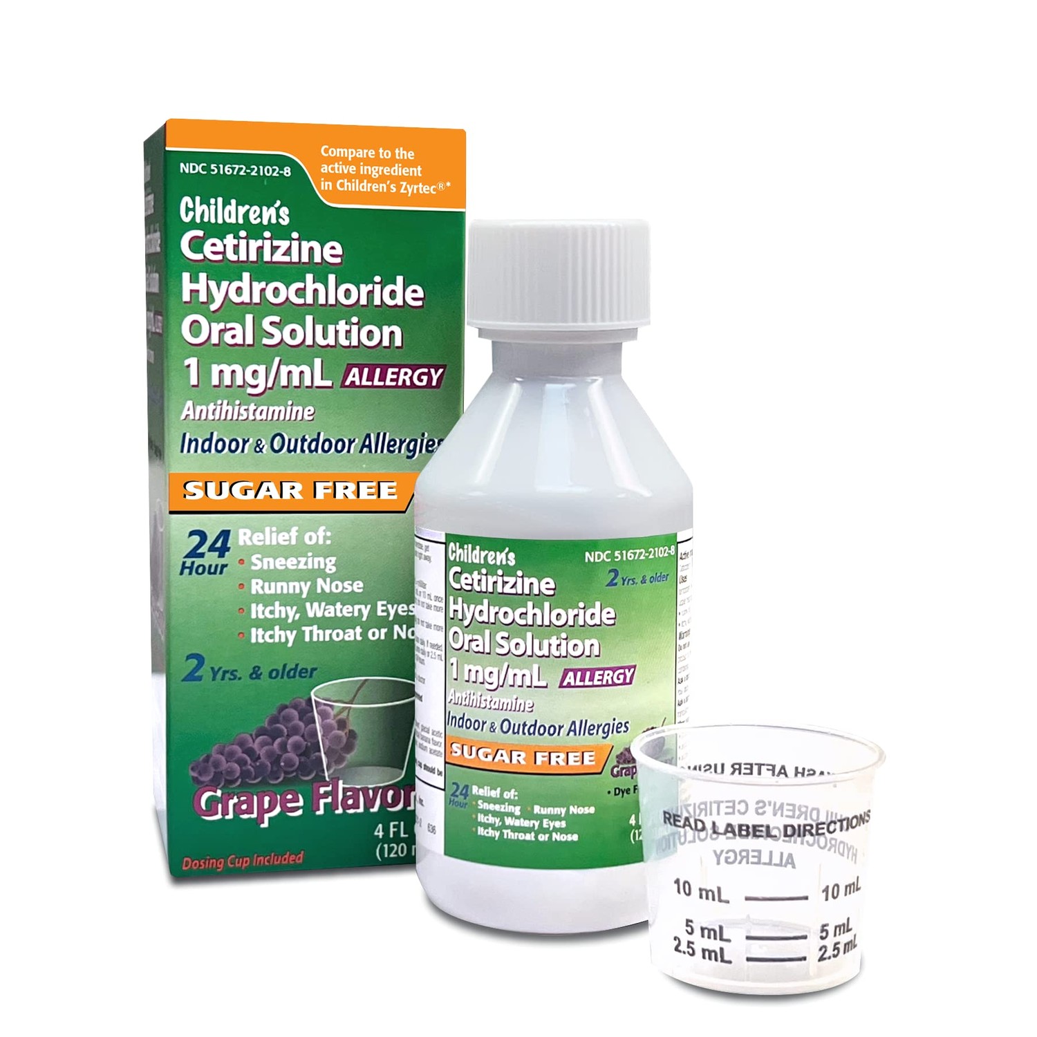 TARO Children's Cetirizine Oral Solution Syrup Allergy Relief for ...