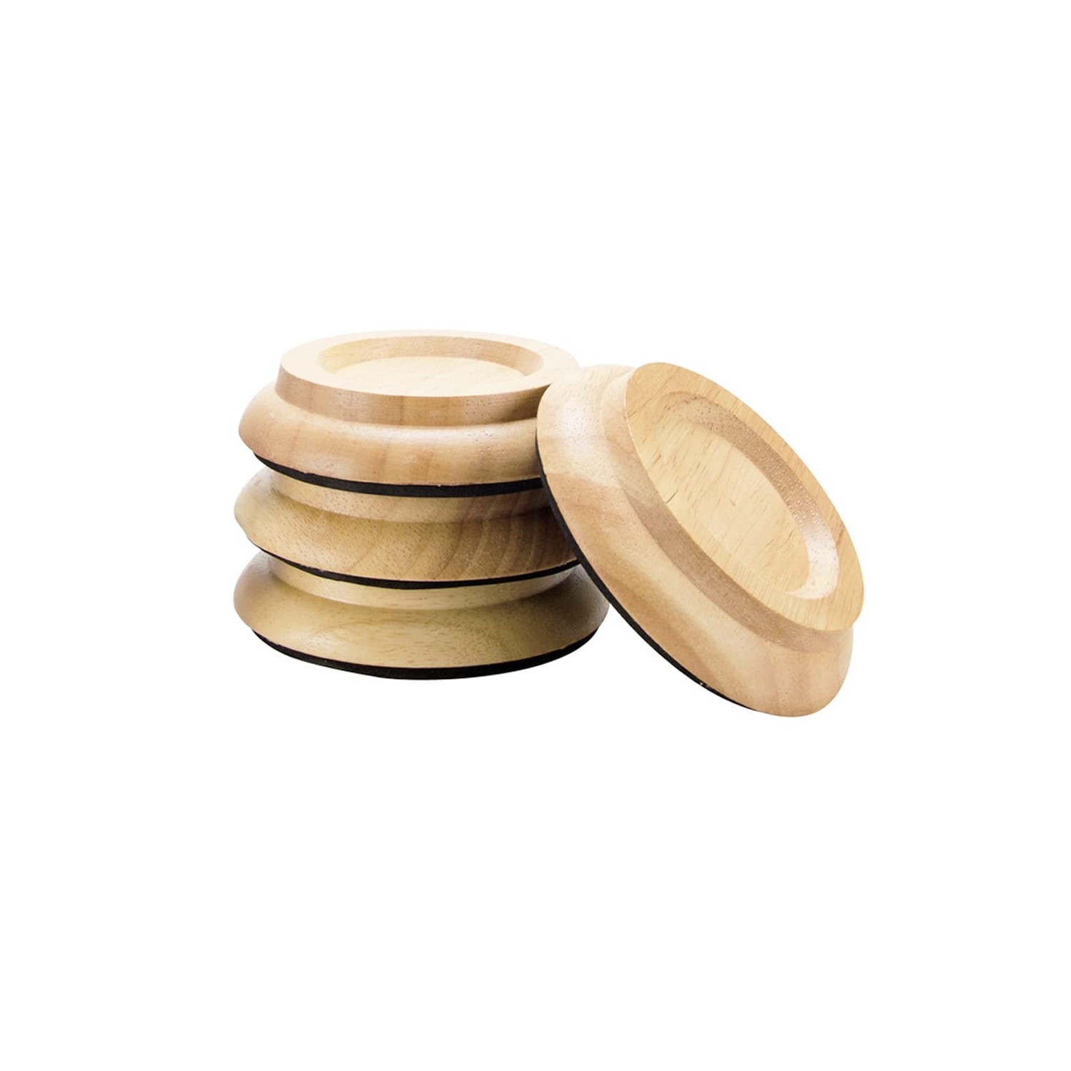 VOARGE Floor Protectors Piano Caster Cups Piano Foot Pads, Hardwood ...