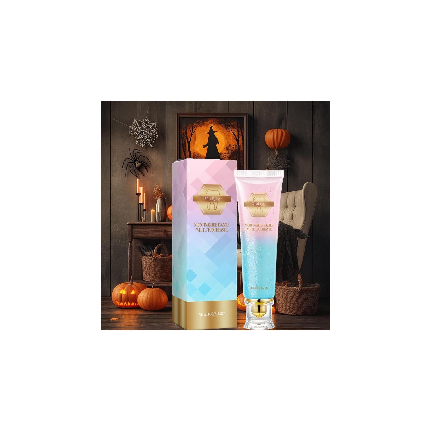 Oralhoe Mint Extract Niacinamide Toothpaste, 1 Box Deep Cleaning ...