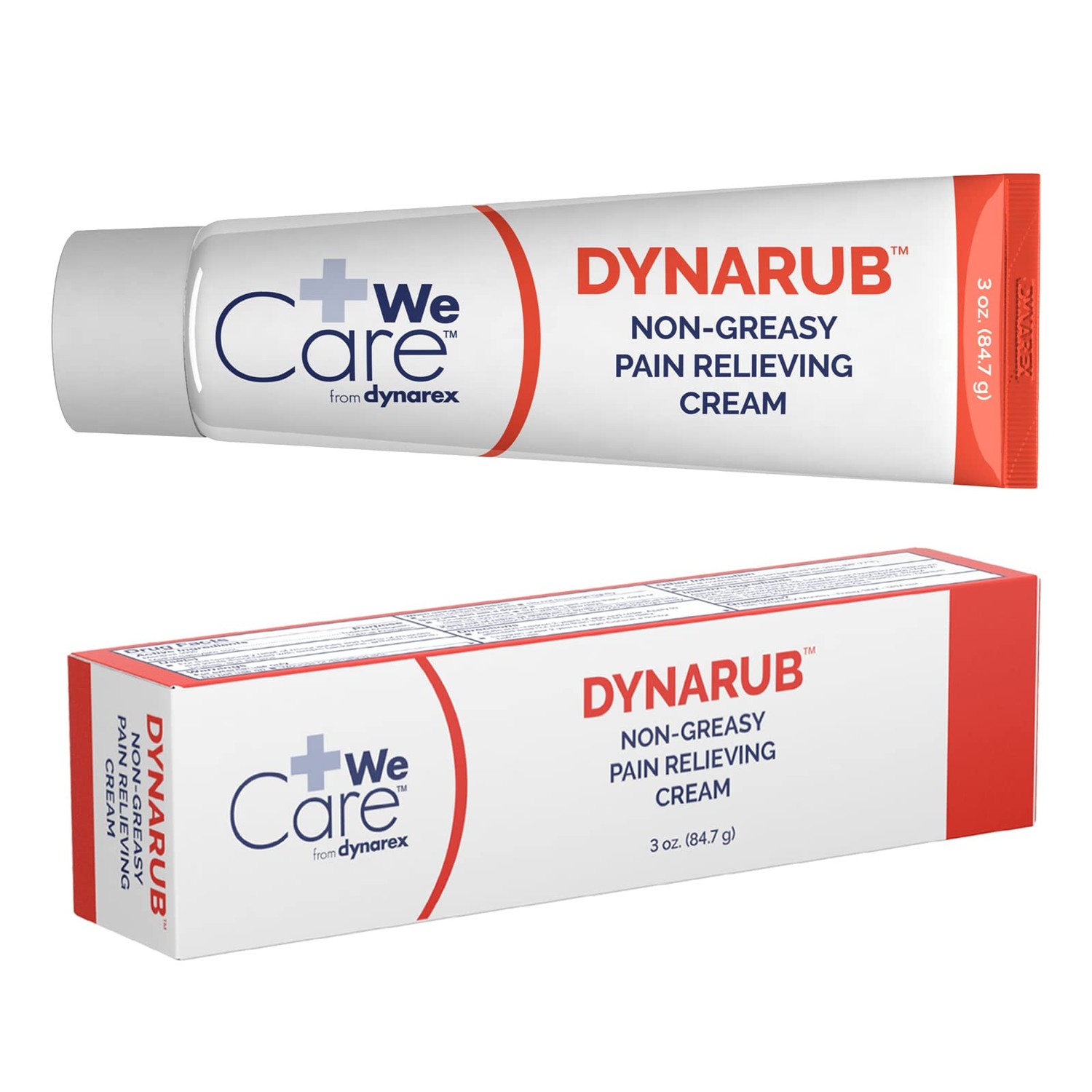 Dynarex DynaRub Cream - Mentholated Topical Muscle Pain Relief Cream ...