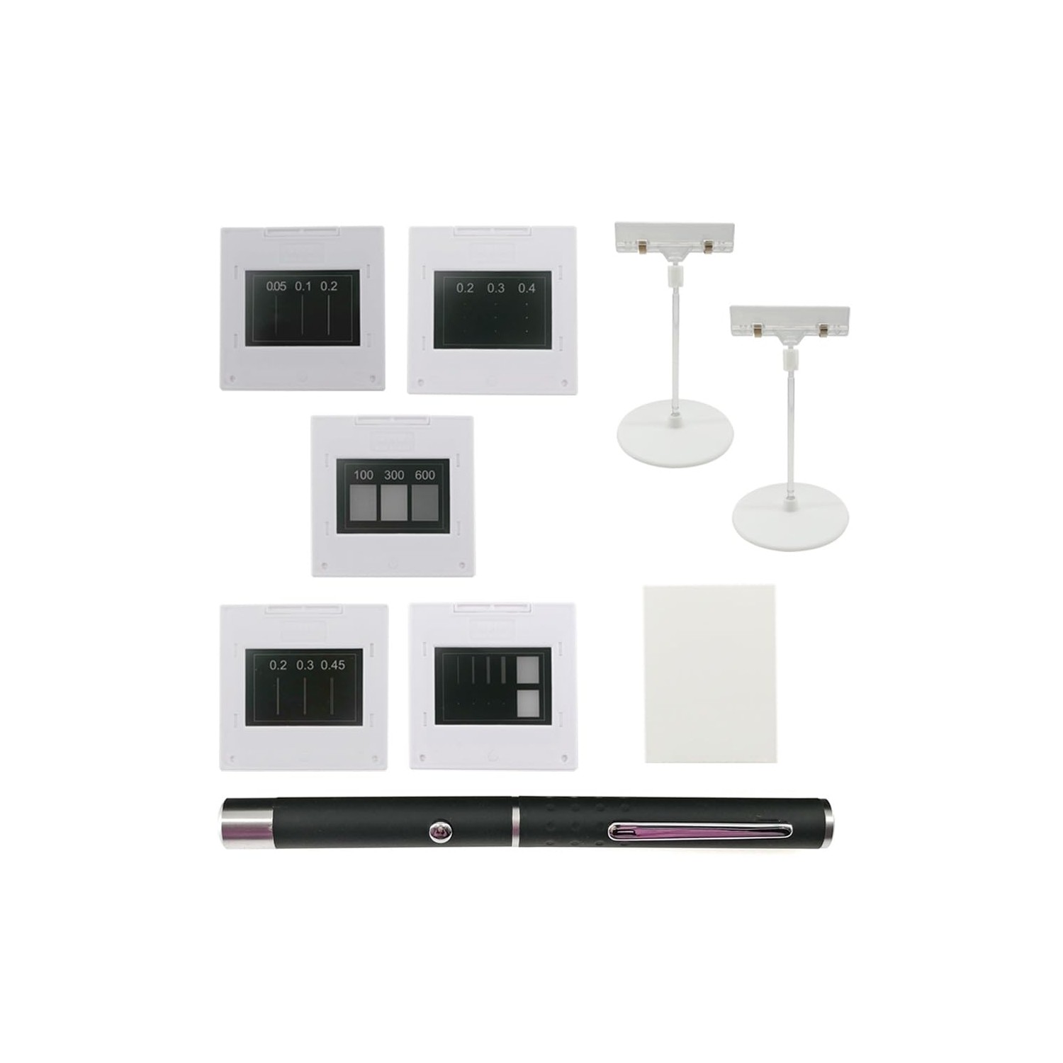 Single Slit Double Slits Interference Diffraction Grating Sheet Optical ...