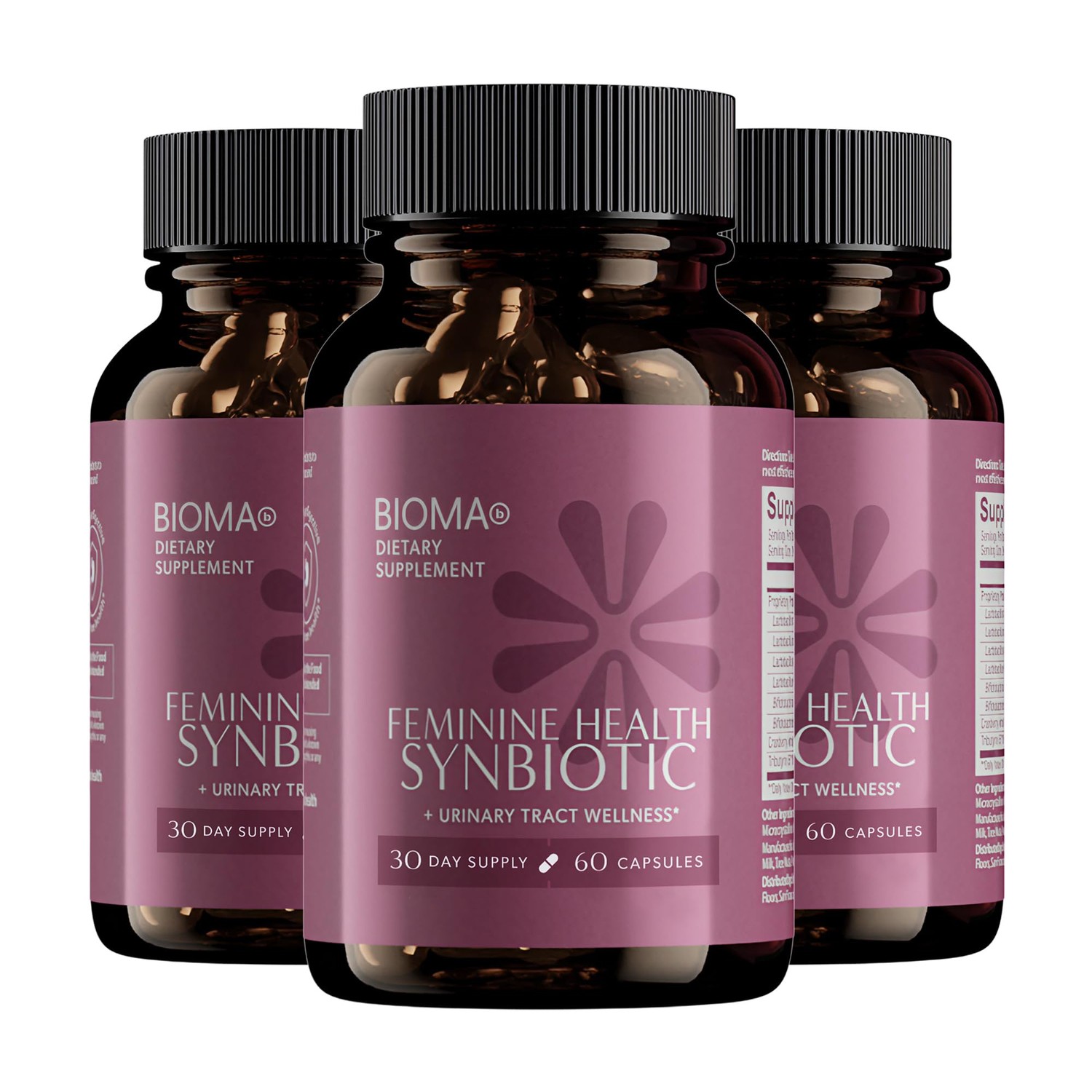BIOMA Feminine Health Synbiotic - Women's Health Supplement for Healthy ...