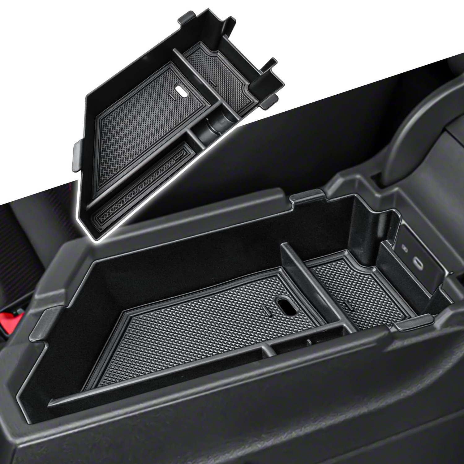 X-TKER Center Console Insert Tray Compatible with Volkswagen Jetta 2020 ...