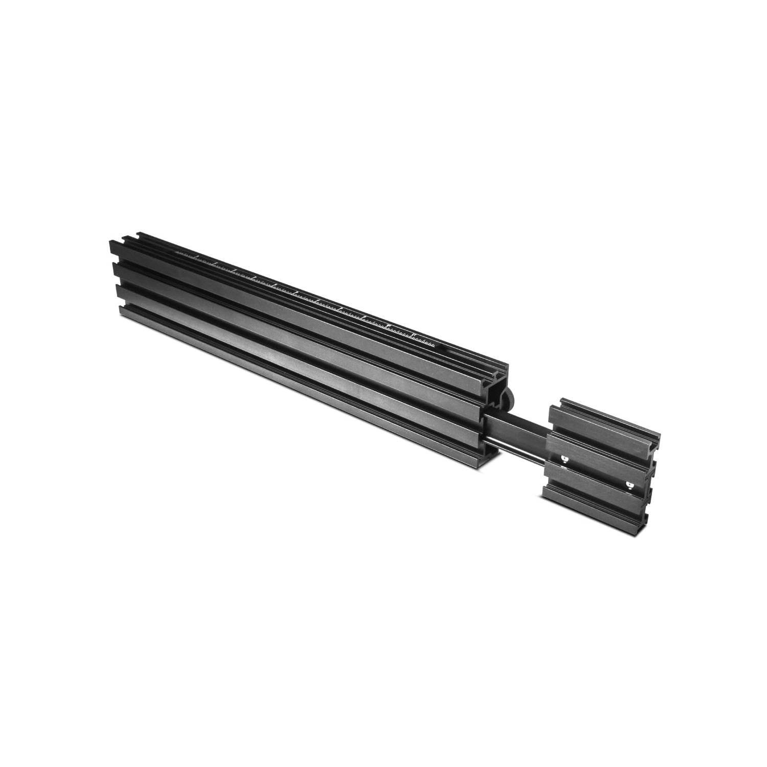 POWERTEC 71768 Telescoping Fence Extendable to 34", Miter Gauge Fence ...