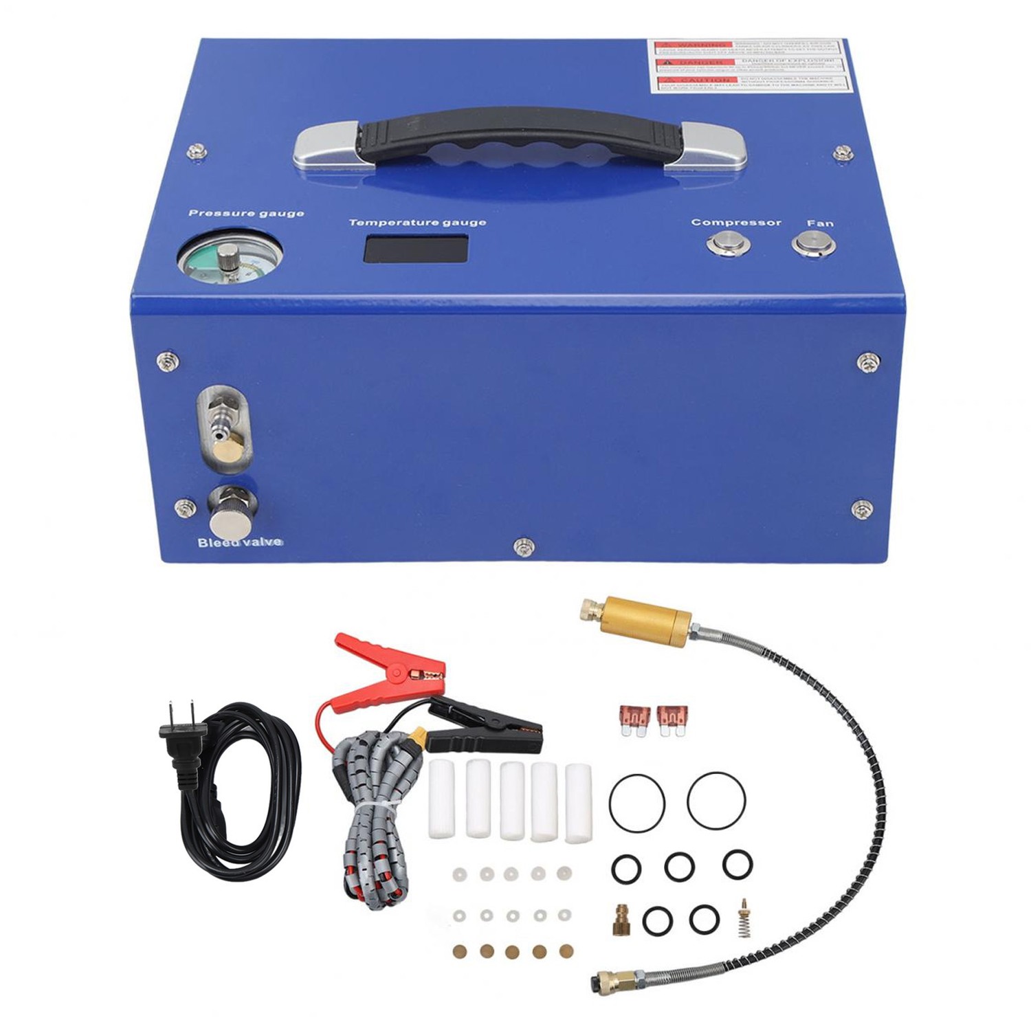 PCP Air Compressor Built in Transformer 4500Psi 30Mpa Automatic Stop ...