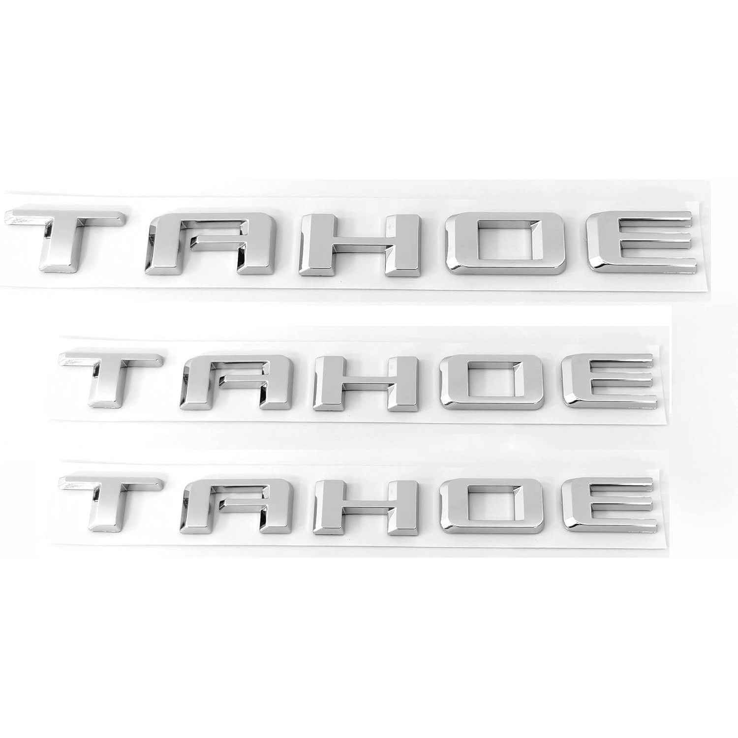 3pack for Tahoe Emblem 3D Letters Badge Compatible with fits 2021-2026 ...