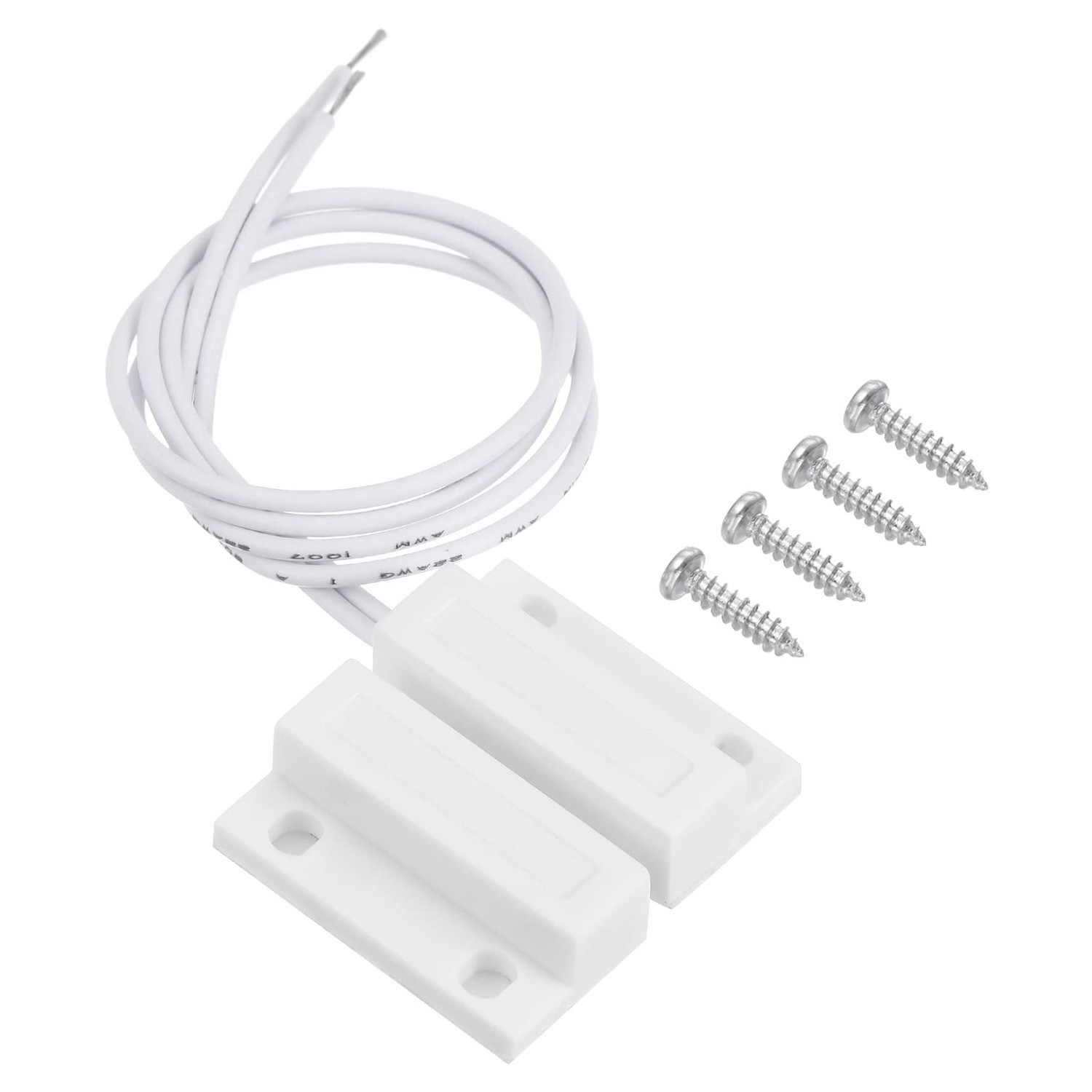 PATIKIL Magnetic Reed Switch, 1 Set Normally Open NO Wired Surface ...