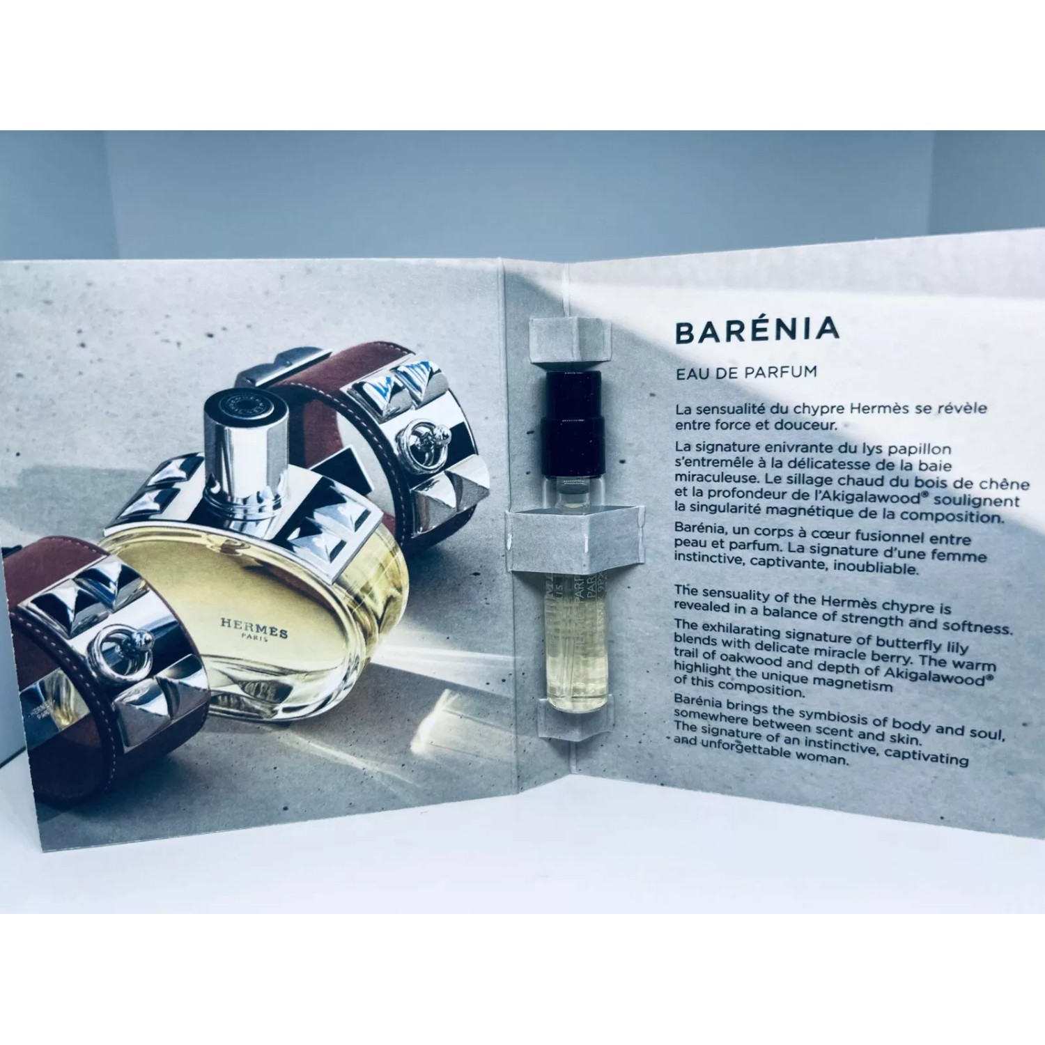 Hermes Barénia Eau De Parfum Sample Spray - 2ml/0.06oz New Released ...