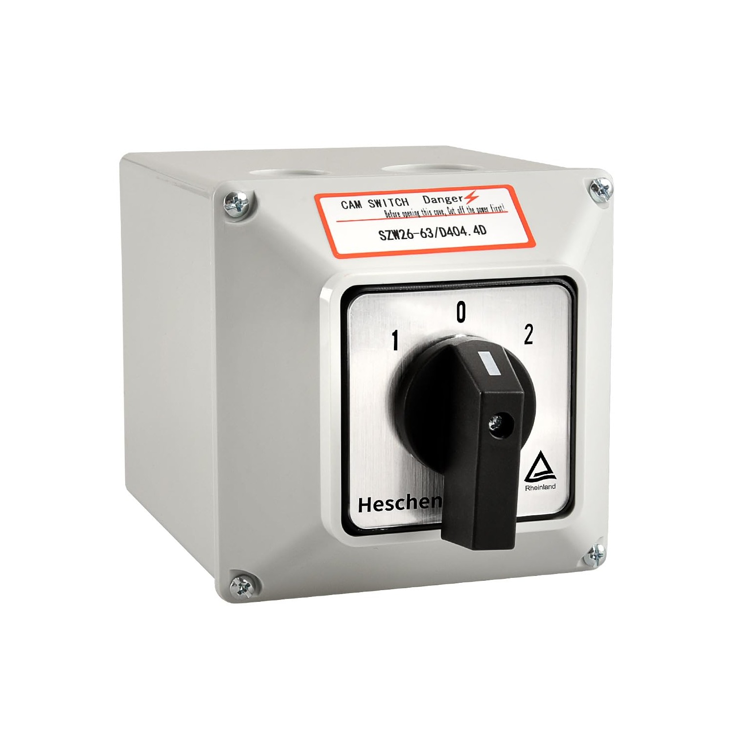 Heschen Universal Rotary Toggle Switch SZW26-63/D404.4D 660V 63A ON-Off ...