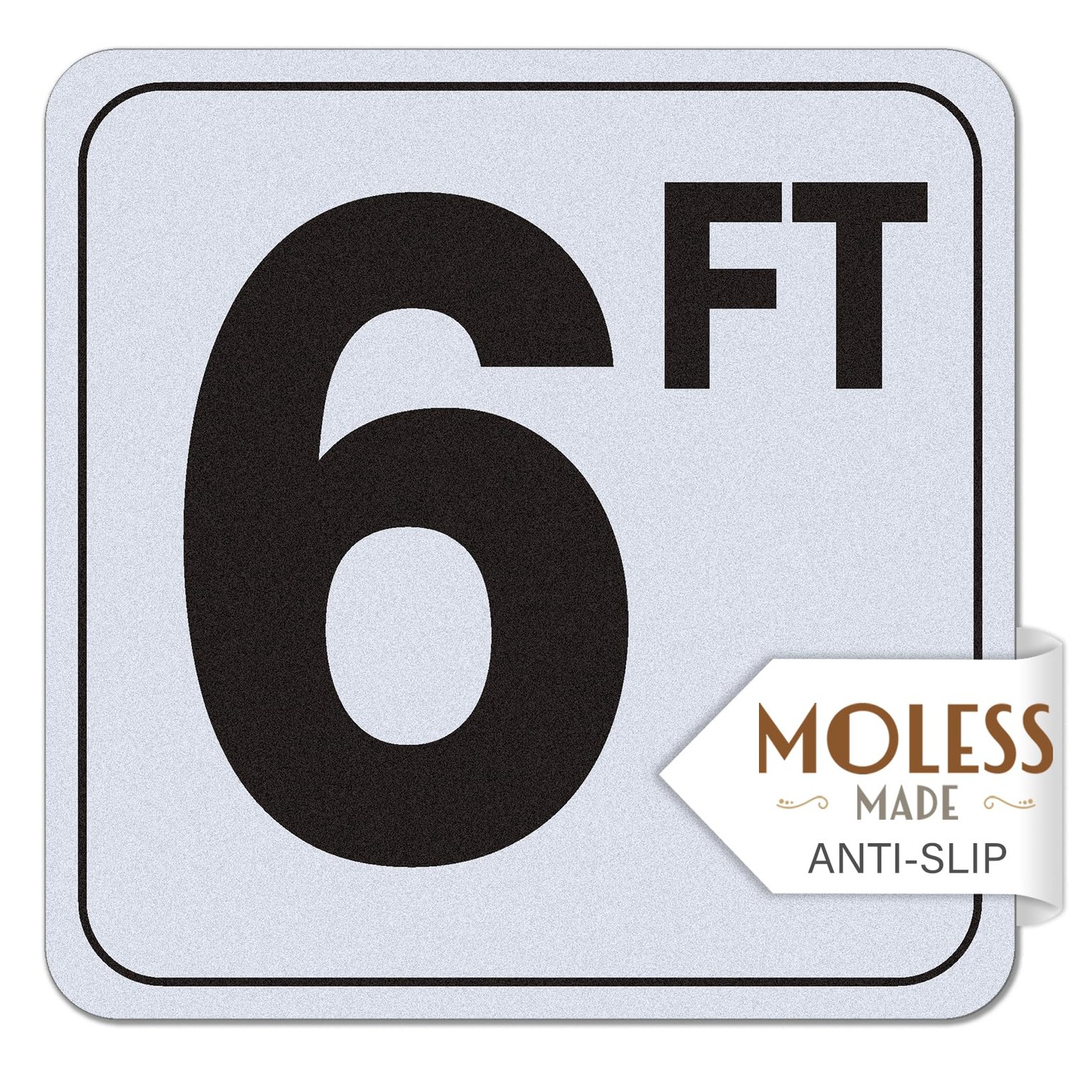 MOLESS 6FT Pool Depth Marker Stickers – 6x6″ Anti-Slip Vinyl Tile ...