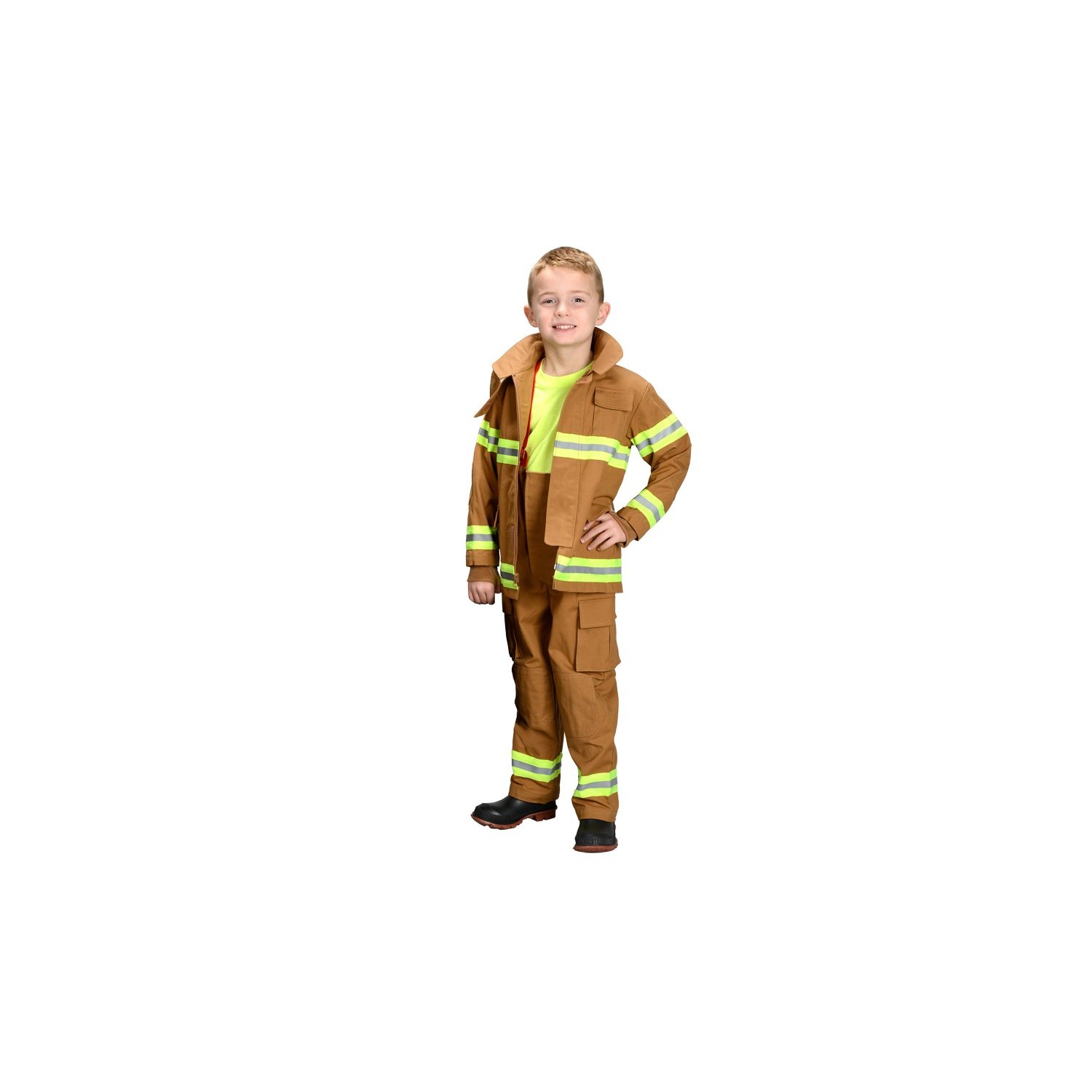 Aeromax Jr. Los Angeles Fire Fighter Suit, Tan, Size 4/6. The Best #1 ...