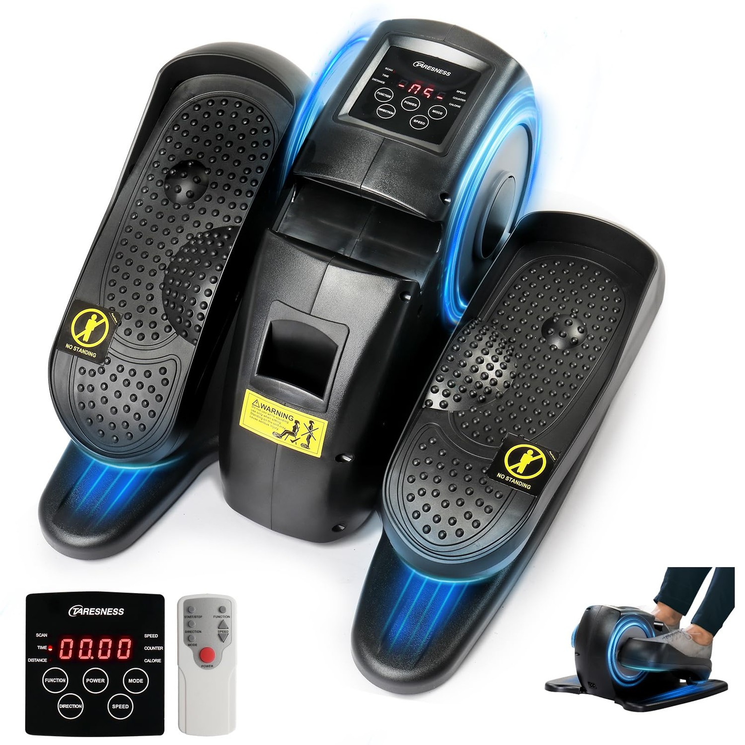 Ktaxon Electric Elliptical, Elliptical Machine Under Desk Elliptical ...