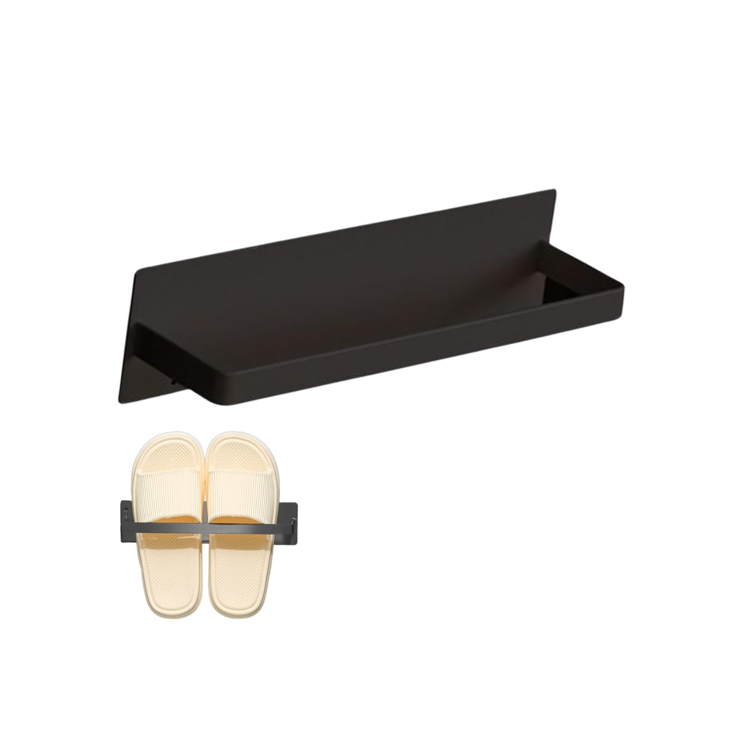 RekiLife Slippers Stand, Magnetic Wall Hanging, Slipper Rack, Shoe Rack ...