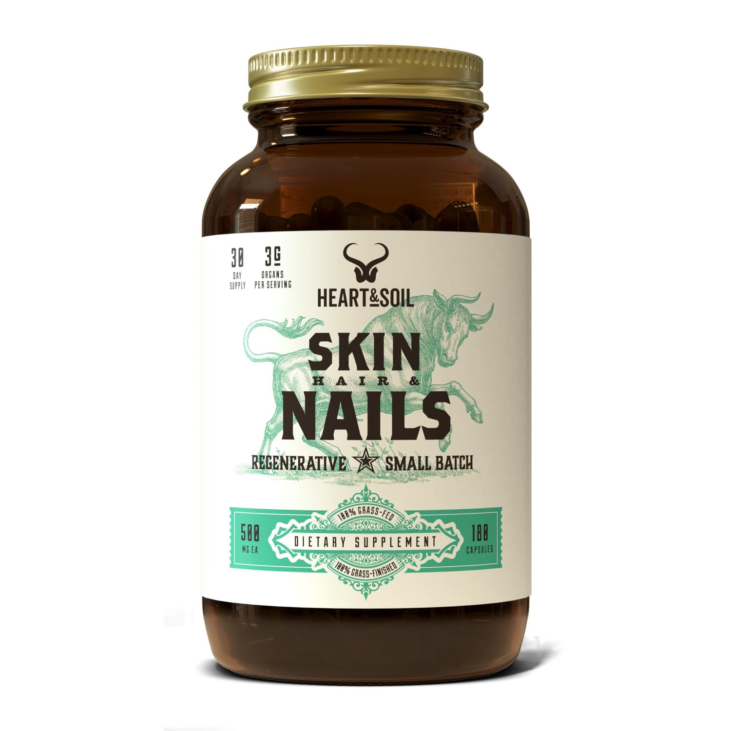 HEART & SOIL HEART & SOIL C 3000mg Skin, Hair and Nails Support ...