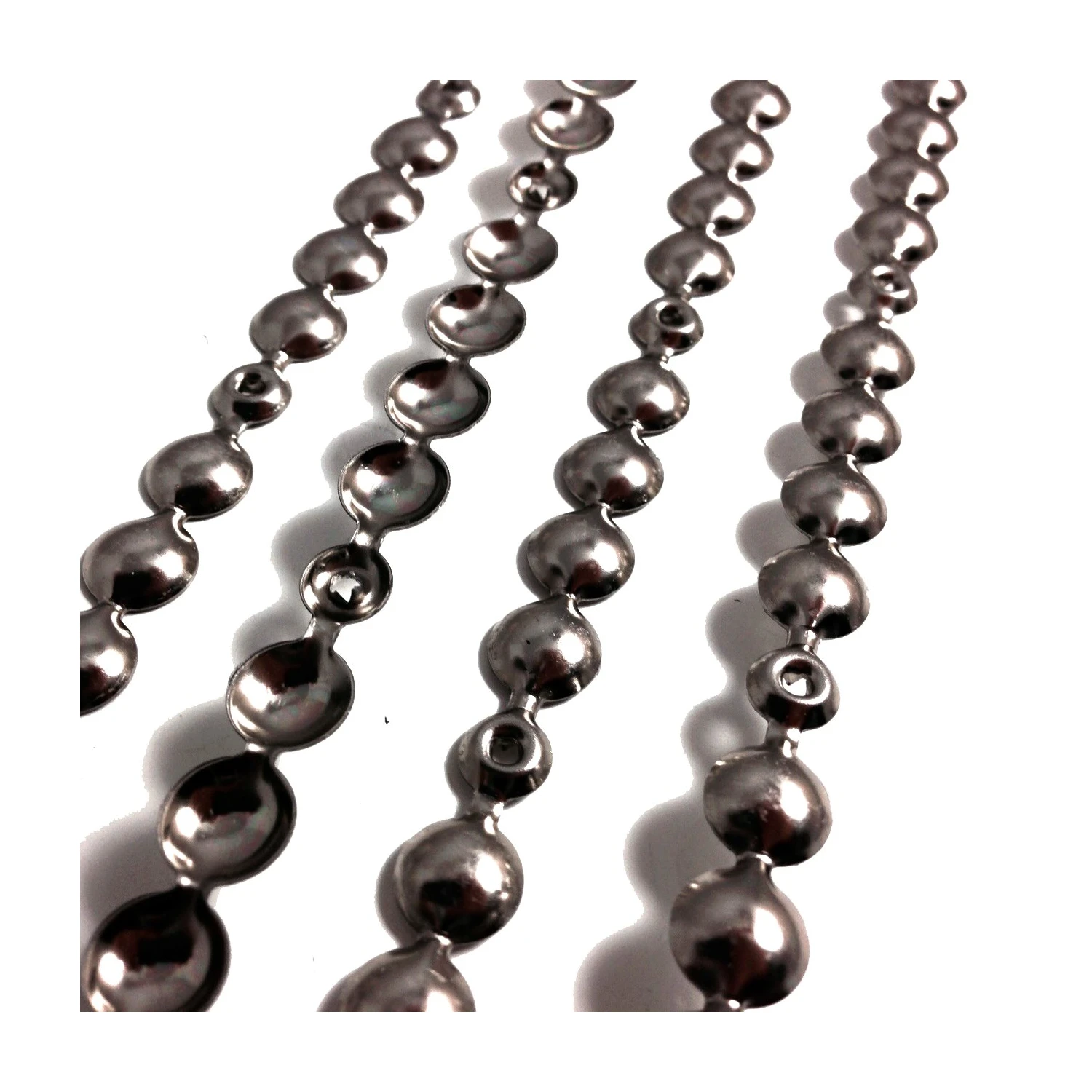 5 METERS OF UPHOLSTERY NAIL STUD STRIPS NICKEL PLATED FINSH INCULDING ...