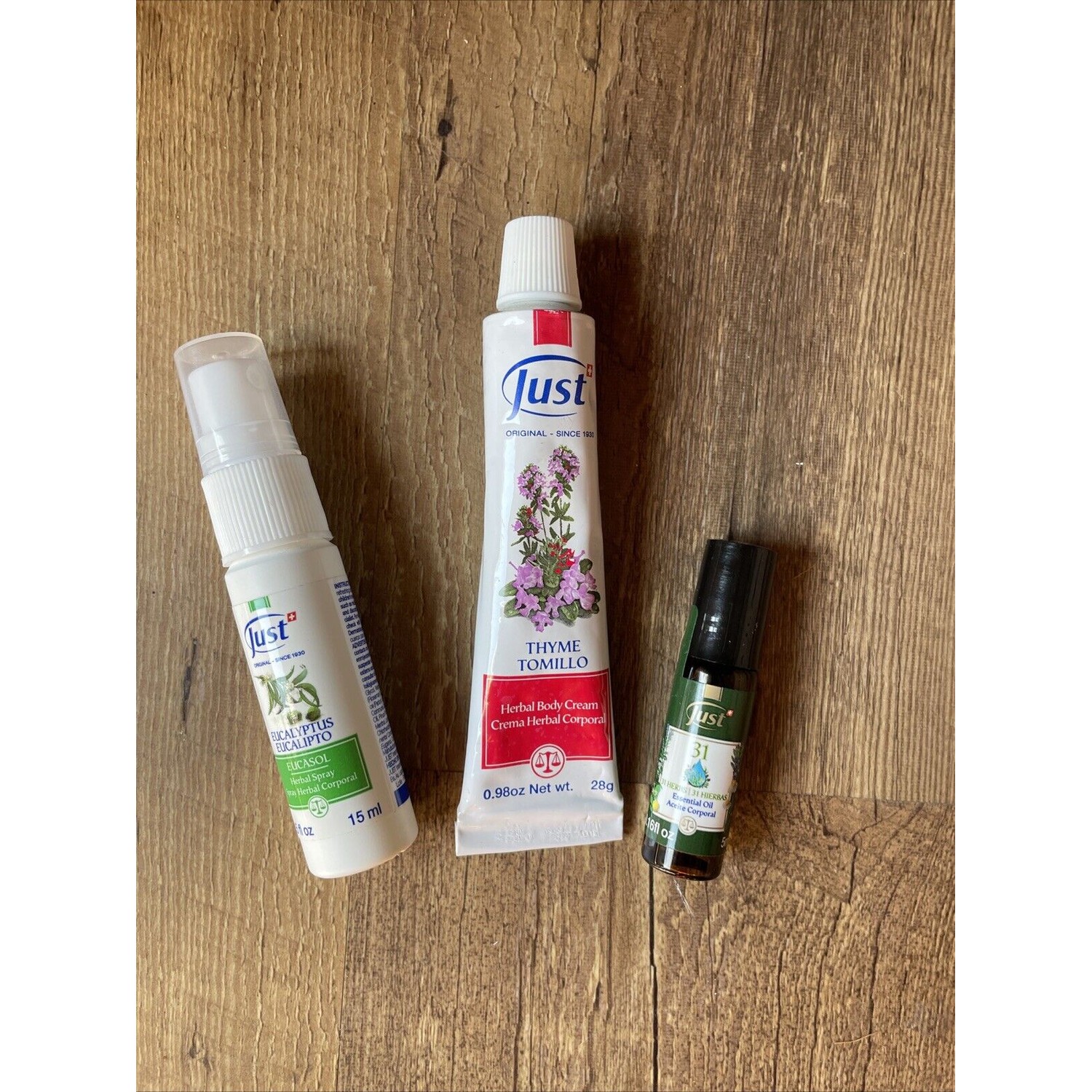 Swiss Just Cold & Flu Travel Set Eucasol Crema de Tomillo Thyme Cream ...