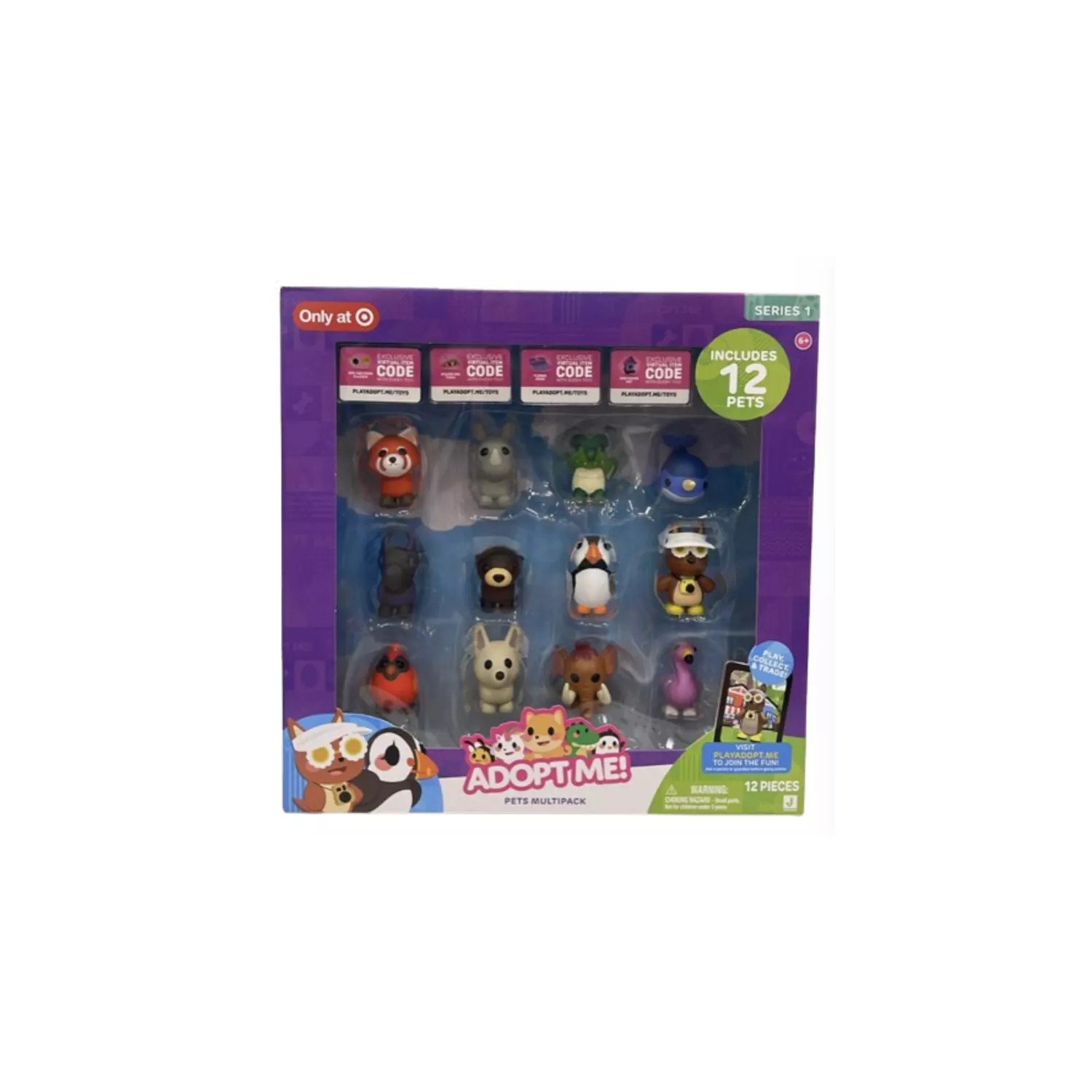 Adopt Me Pets Multipack Series 1 Mini Figures 12 Set Toy New with Box ...