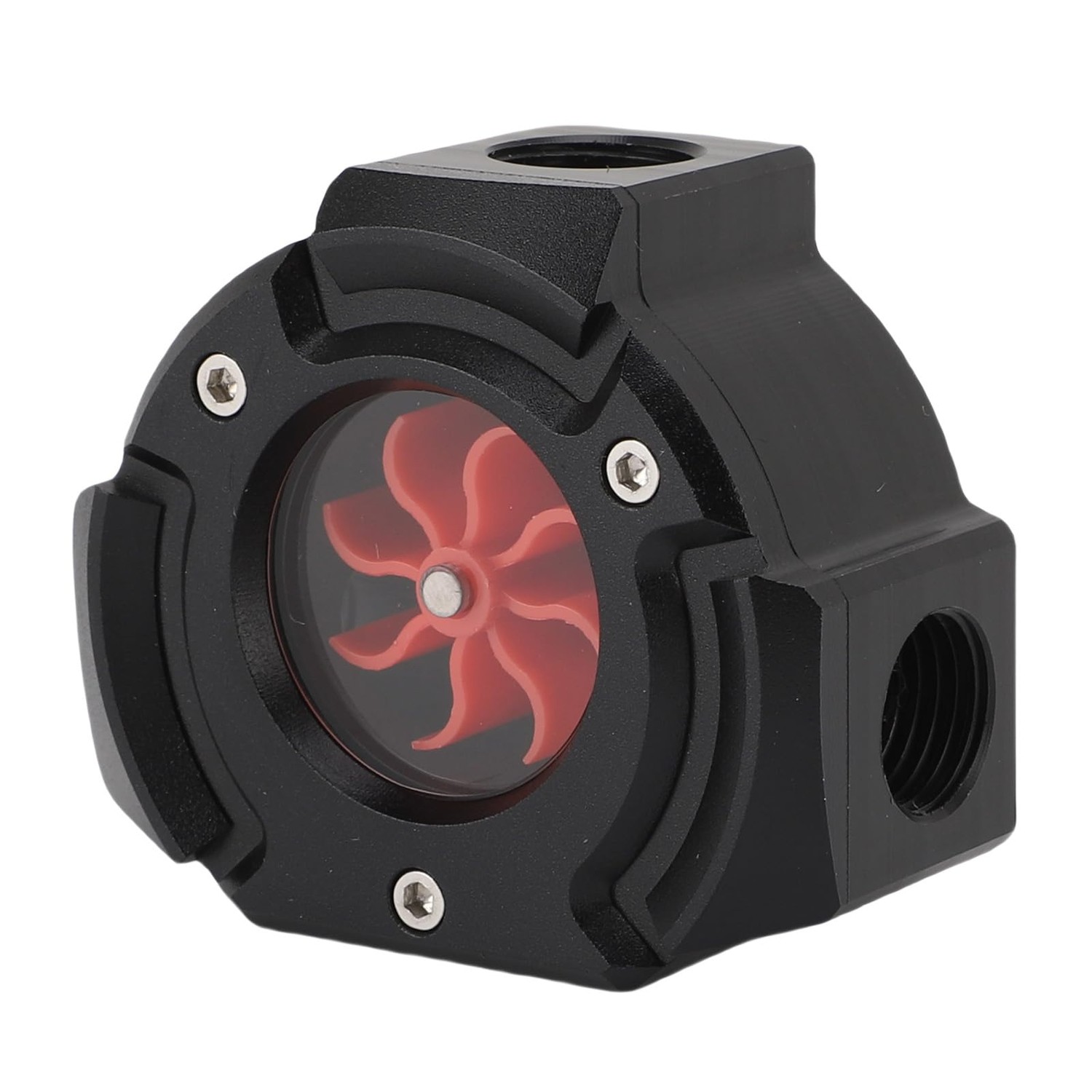 Flow Meter Indicator, G1/4 Threaded 8 Impeller 3 Ways Water Flow Meter ...