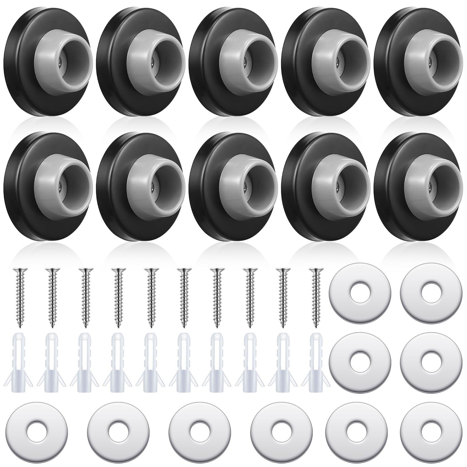 Pangda Concave Wall Door Bumper Stop Silver Stainless Steel Wall Door ...